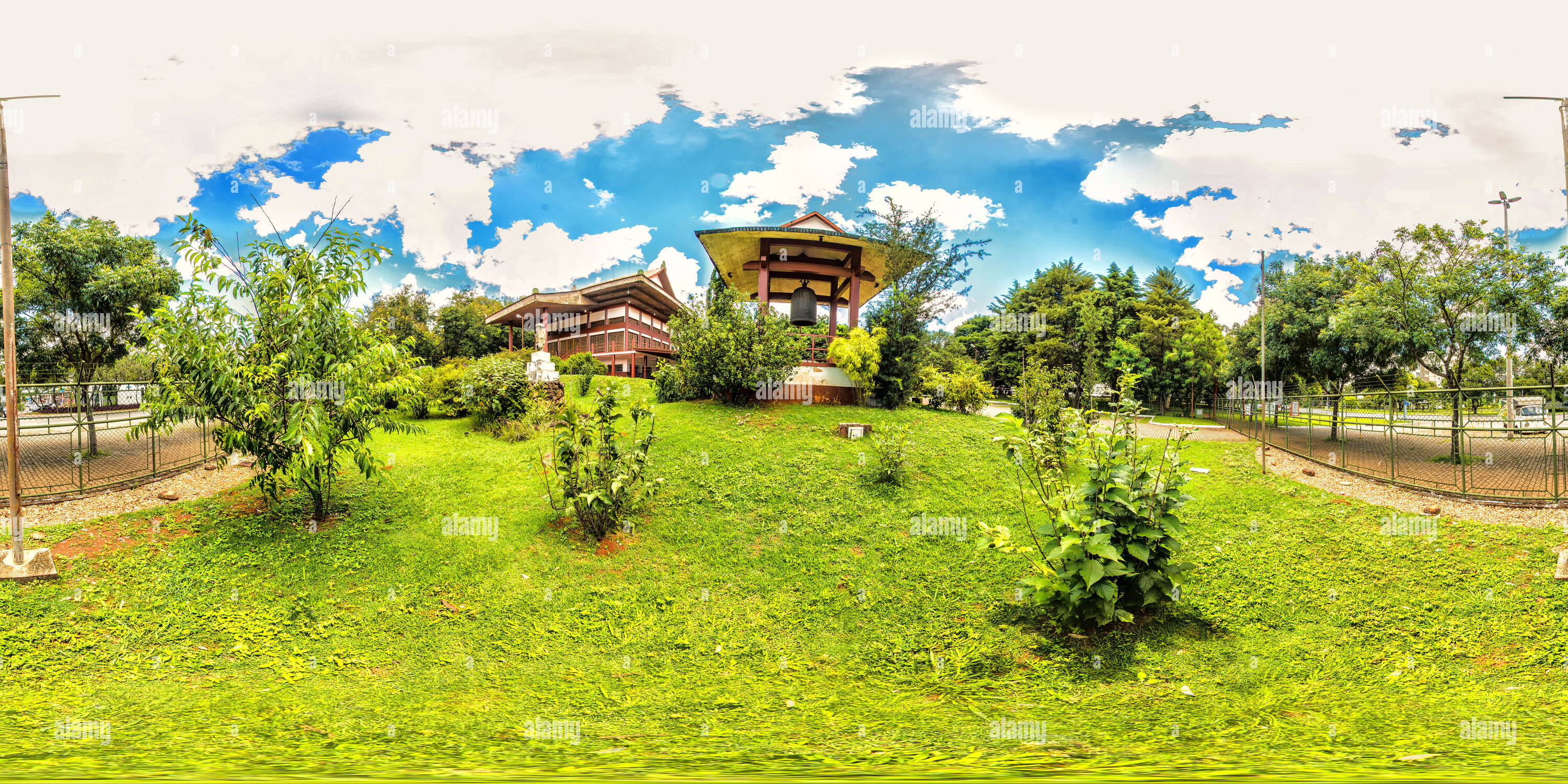 360° view of Templo da Pura Terra - Alamy