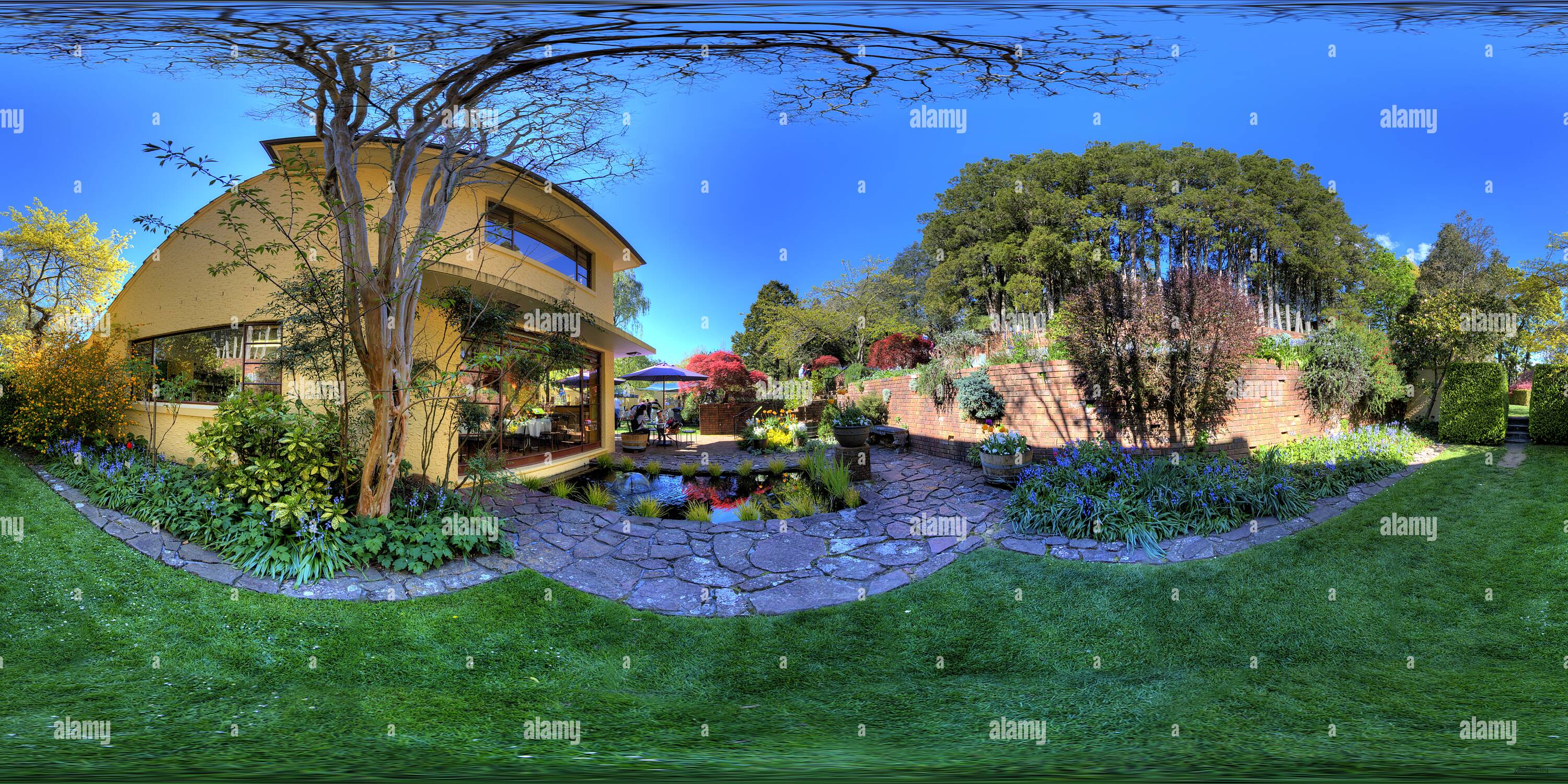 360° view of Everglades Historic House and Garden - Series 3 of 4 - Alamy