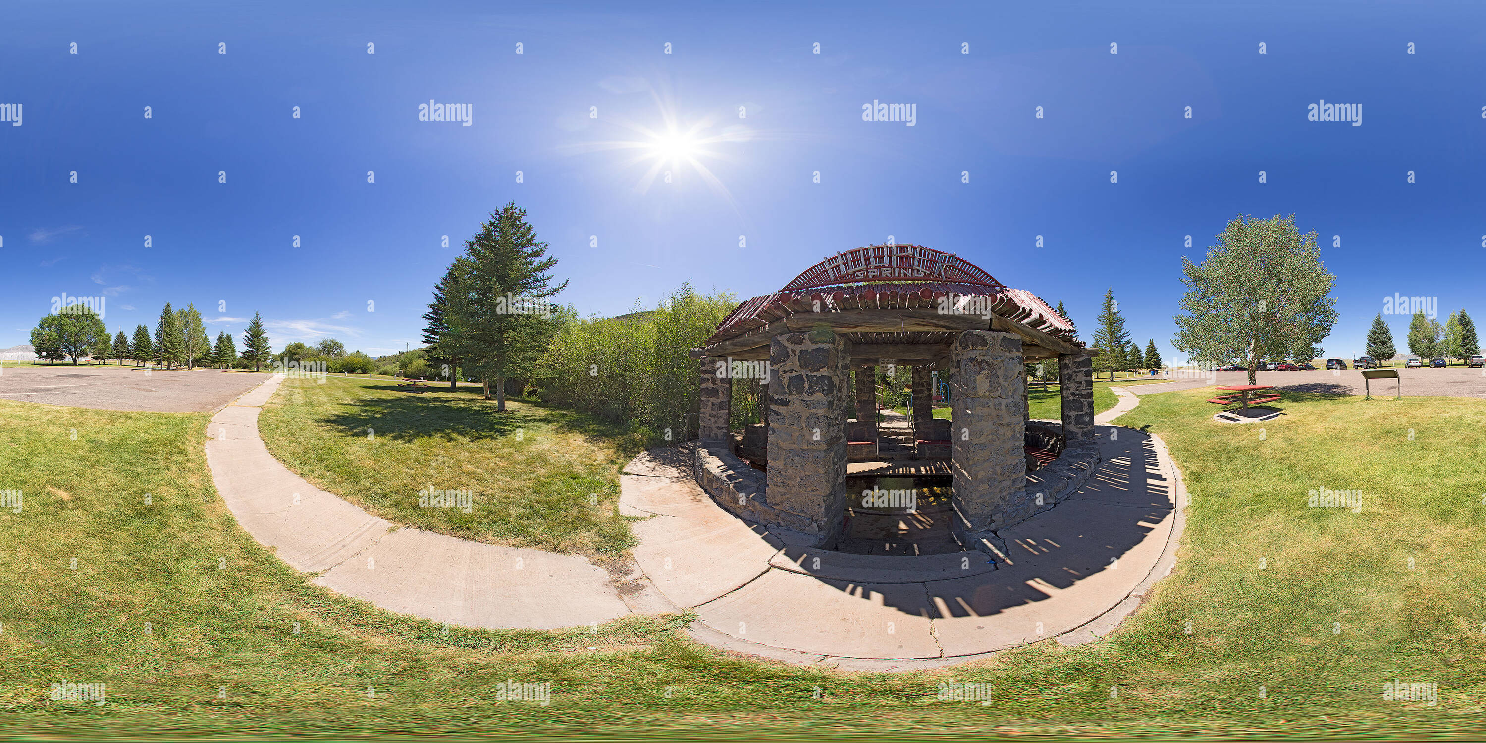 360° view of Hooper Spring north of the town of Soda Springs - Alamy