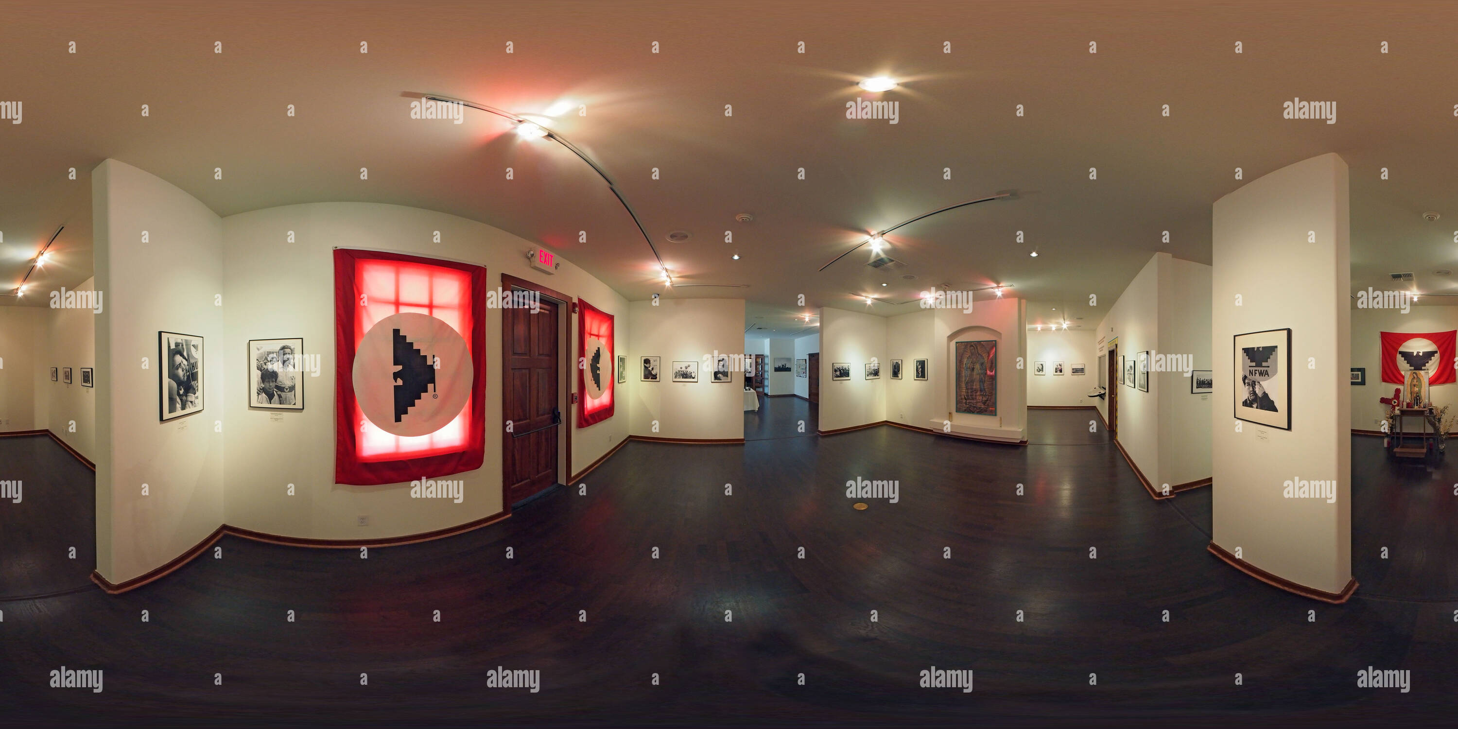 360° view of Exhibits at the Cesar Chavez La Paz site - Alamy