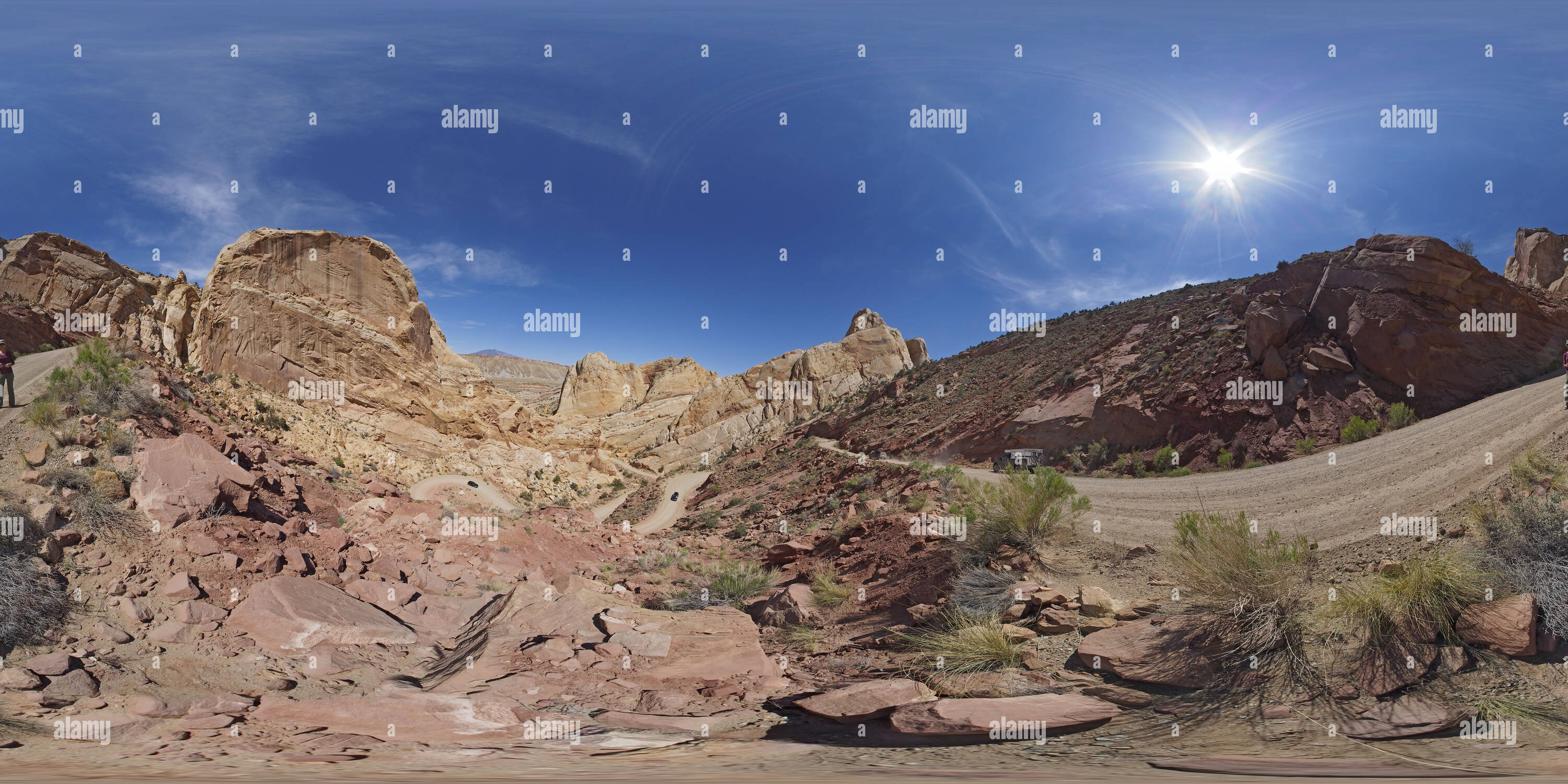 Burr trail switchbacks hi-res stock photography and images - Alamy