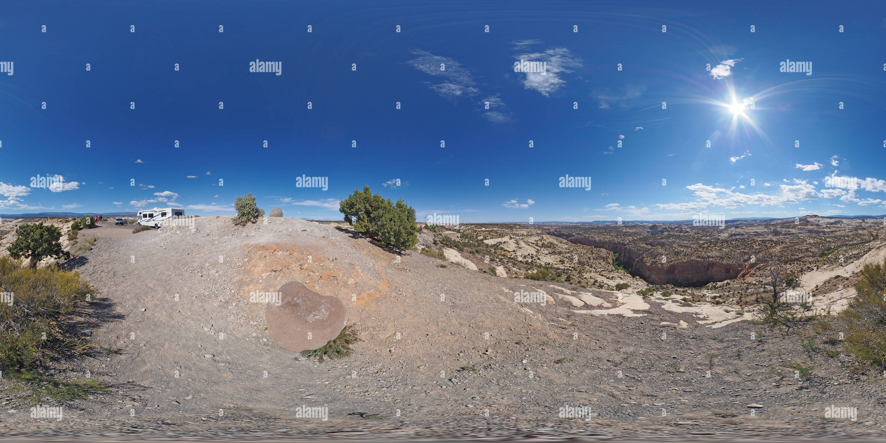 360° view of Calf Creek overlook - Alamy