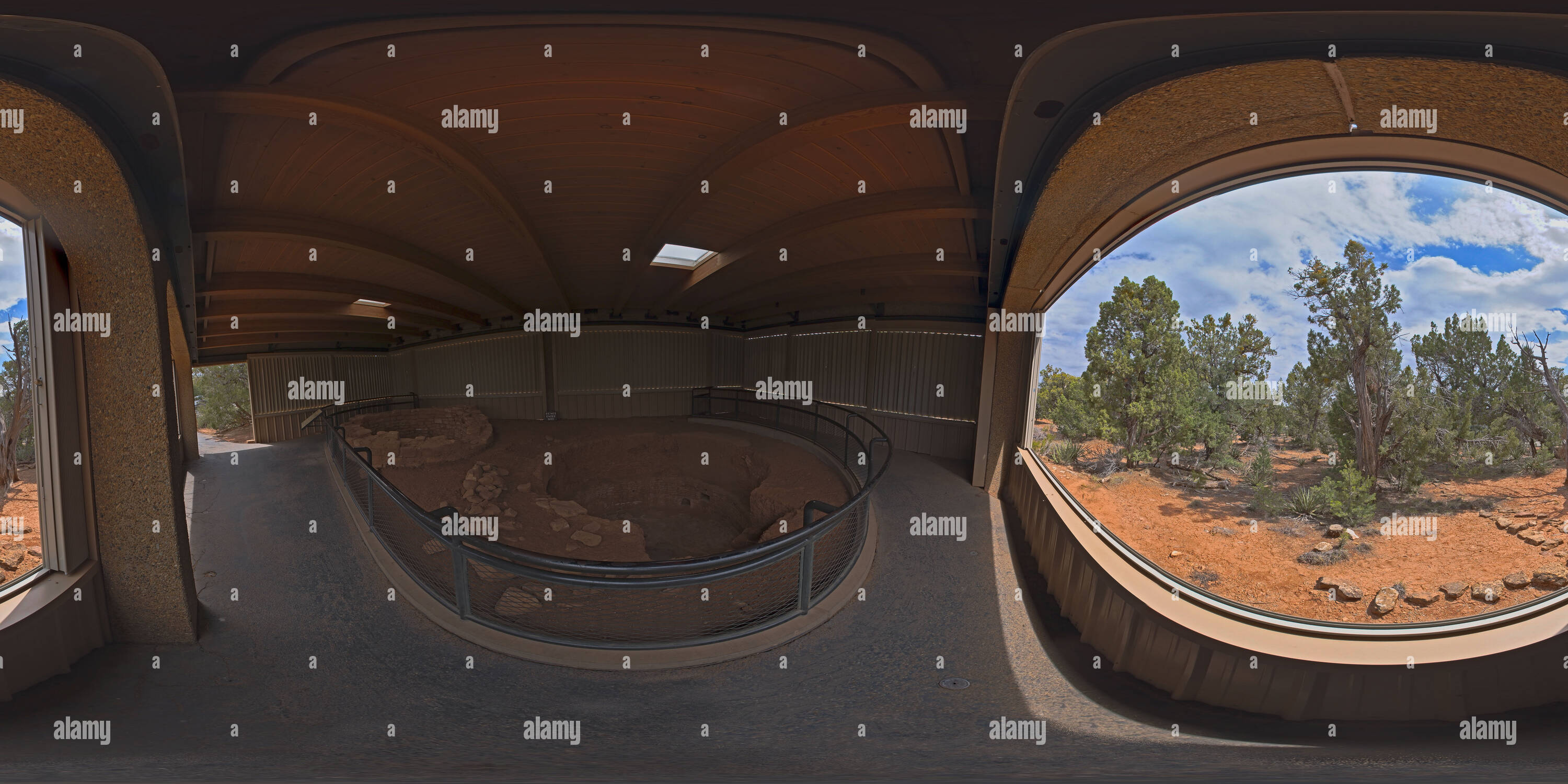 360° view of Sun Point Pueblo on the mesa top - Alamy