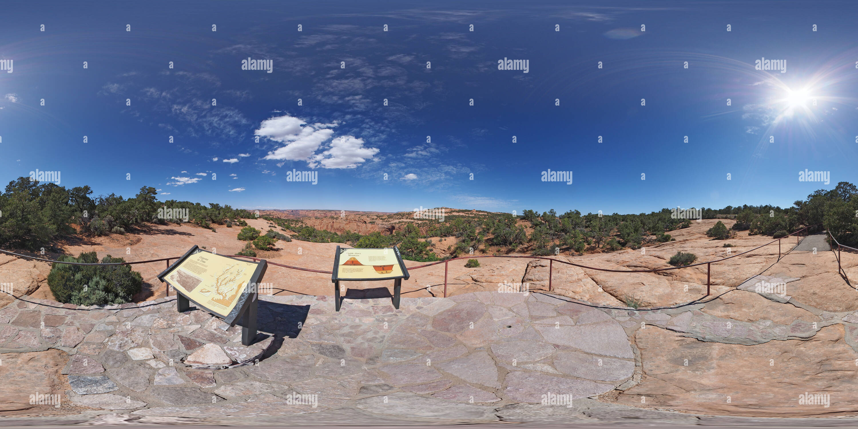 360° view of Tsegi Canyon overlook - Alamy