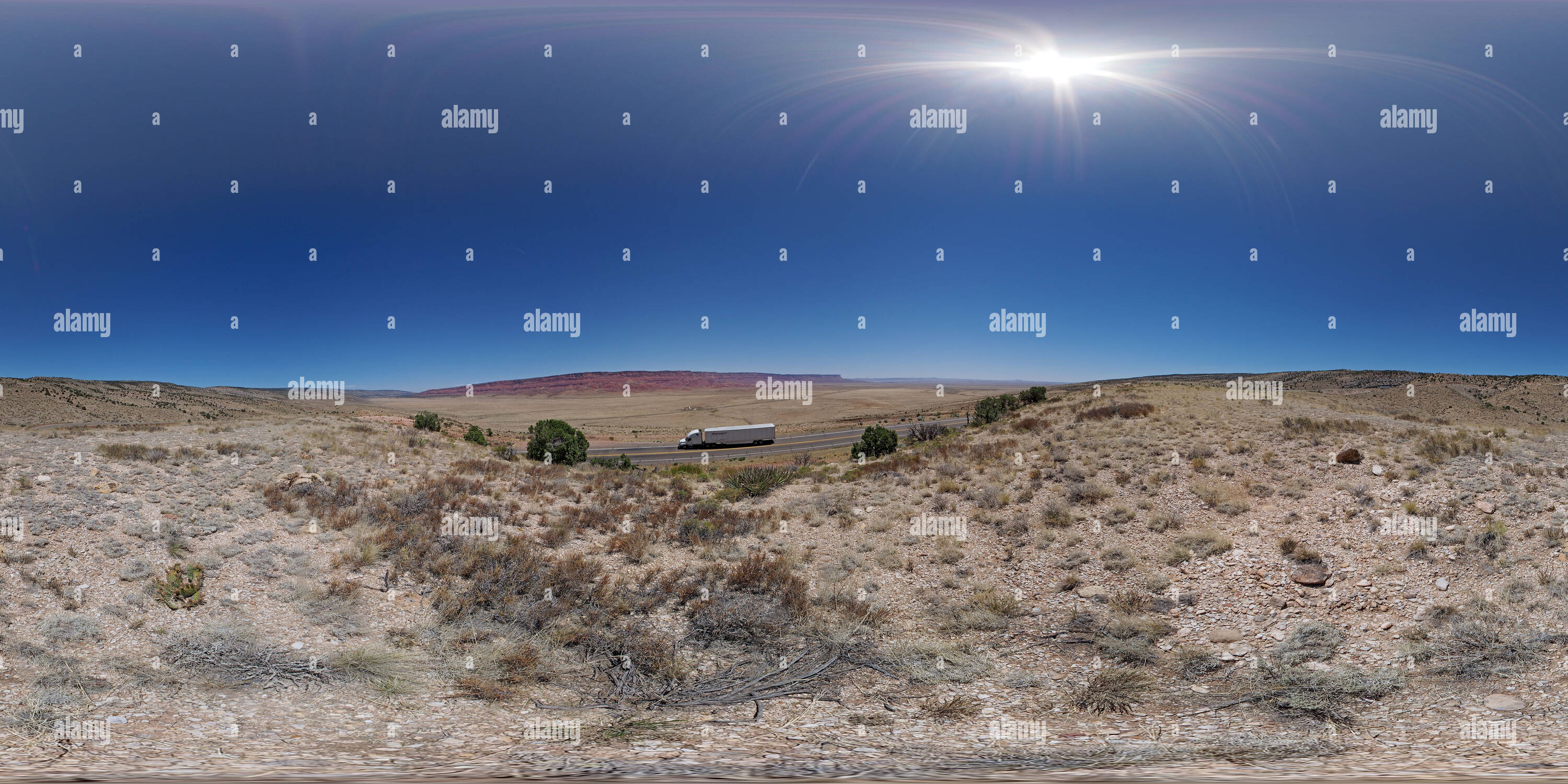 360° view of Vermillion Cliffs from the Kaibab - Alamy