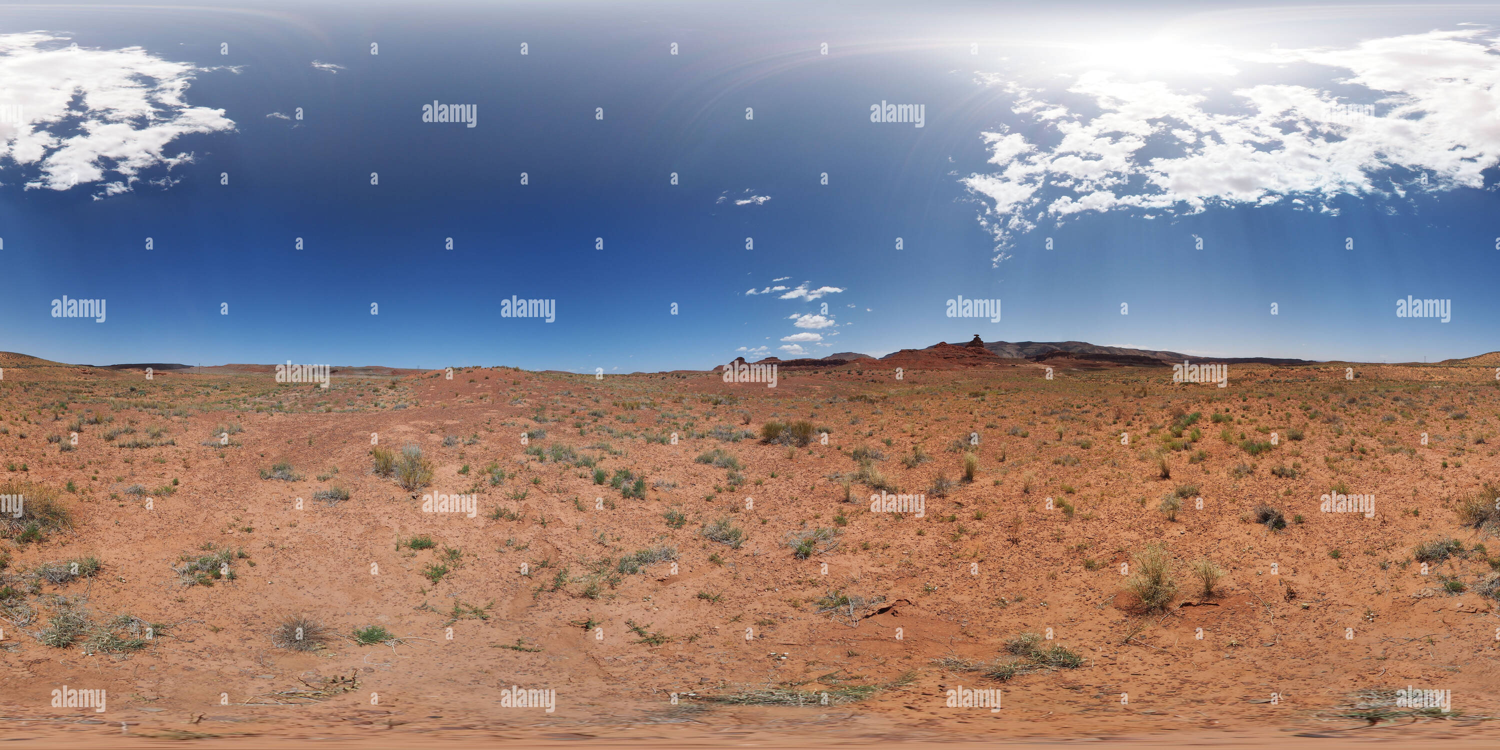 360° view of Mexican Hat Rock - Alamy