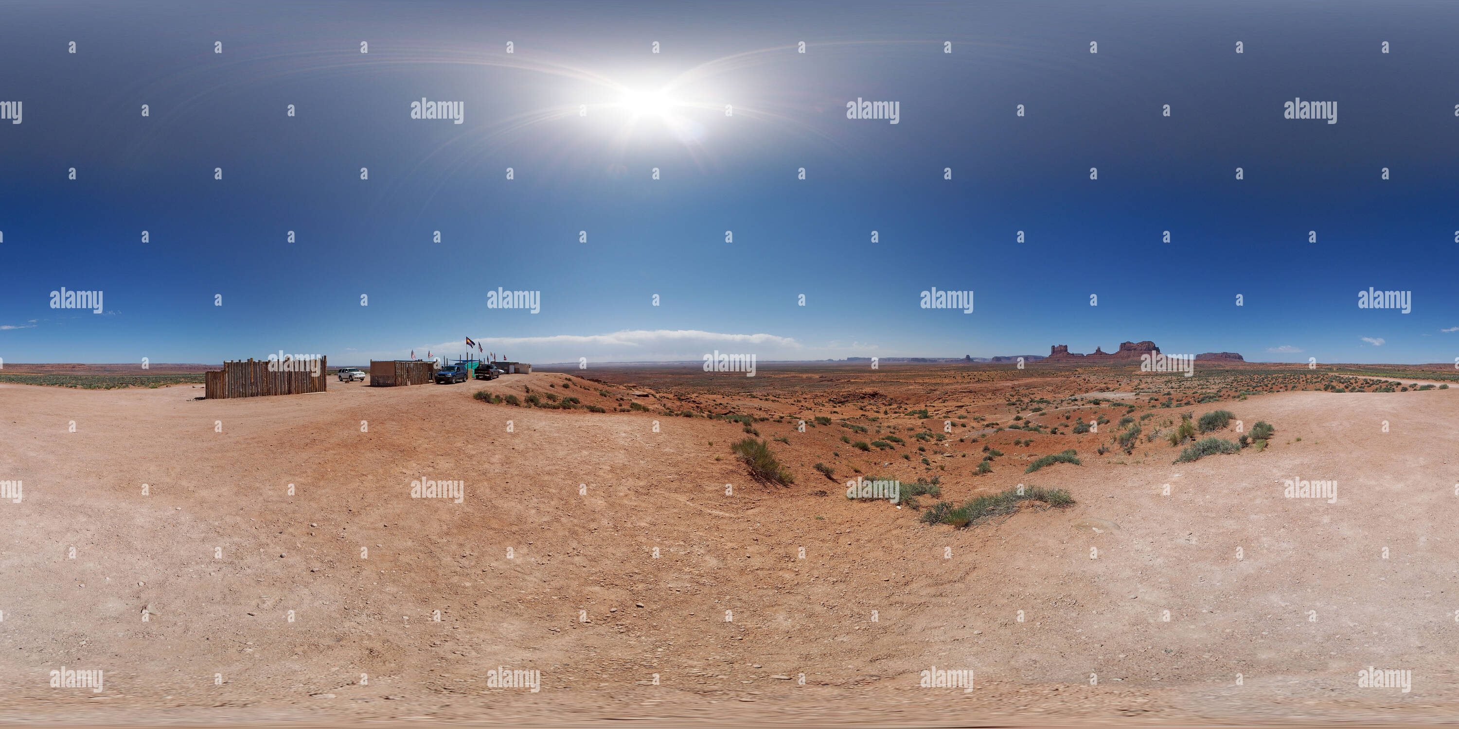 360° view of Redlands Viewpoint northeast of Monument Valley - Alamy