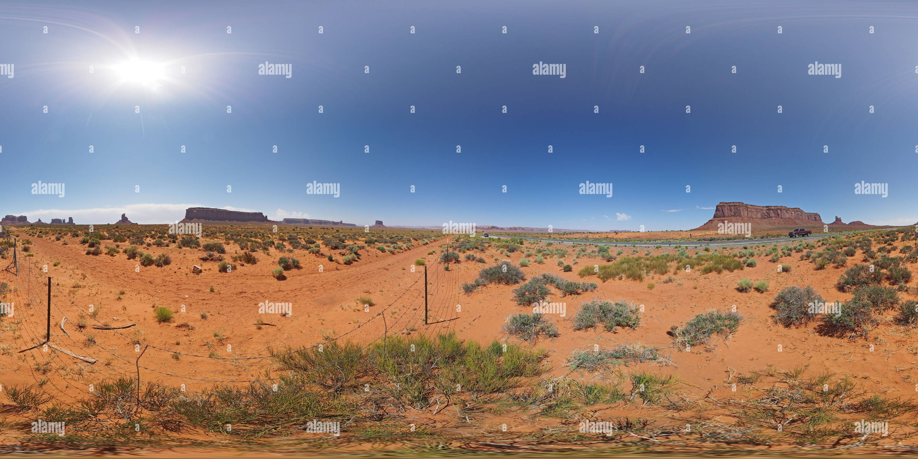 360° view of North of Monument Valley - Alamy