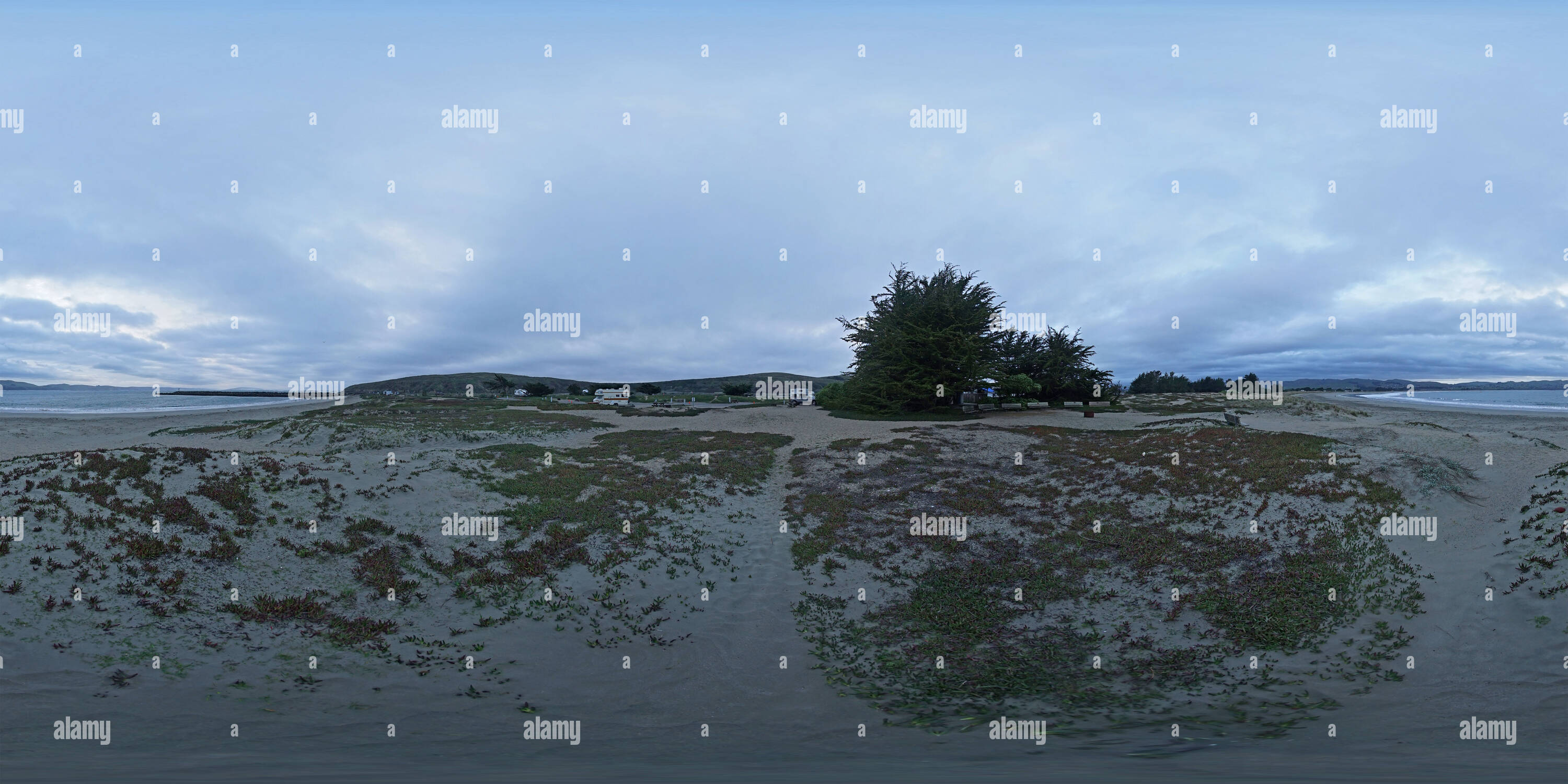 360° view of Doran County Park at Bodega Bay - Alamy