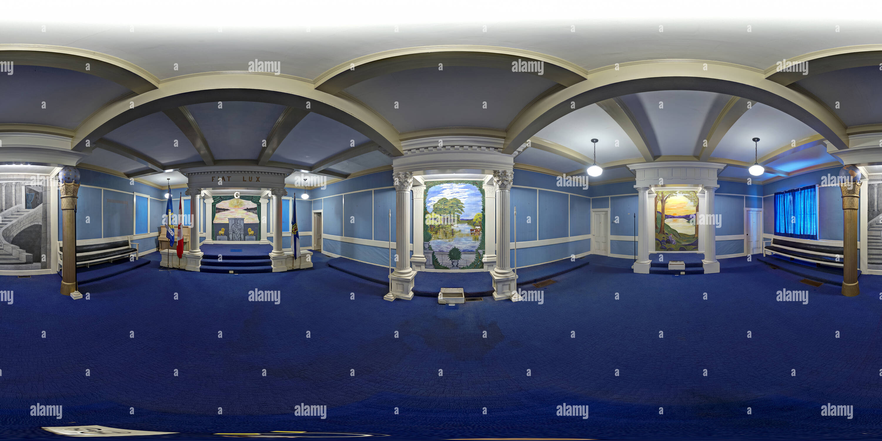 360° view of Mahone Bay Charity Lodge N 69 A F A M - Alamy