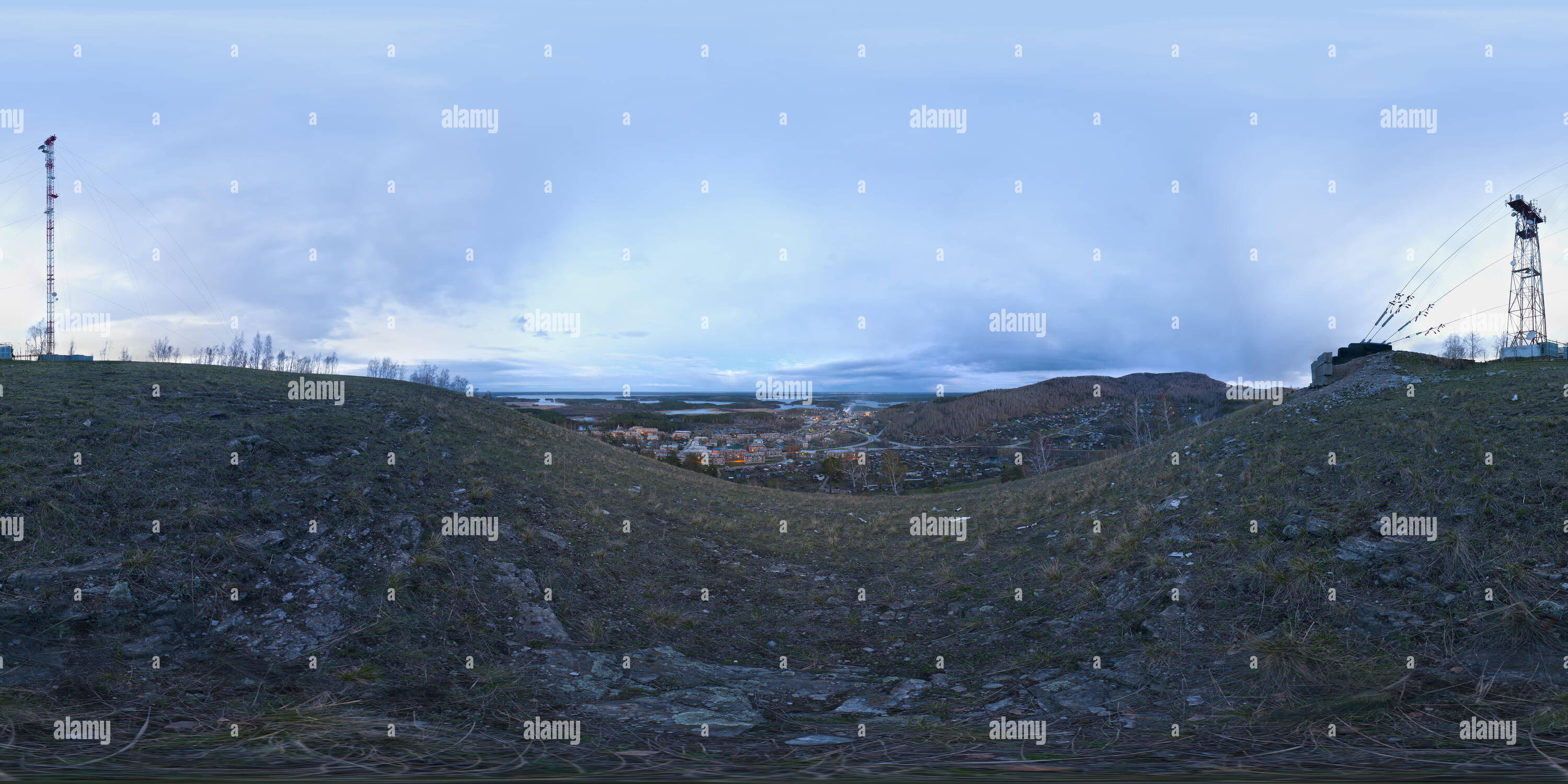 360° view of The Karavay hill - Alamy