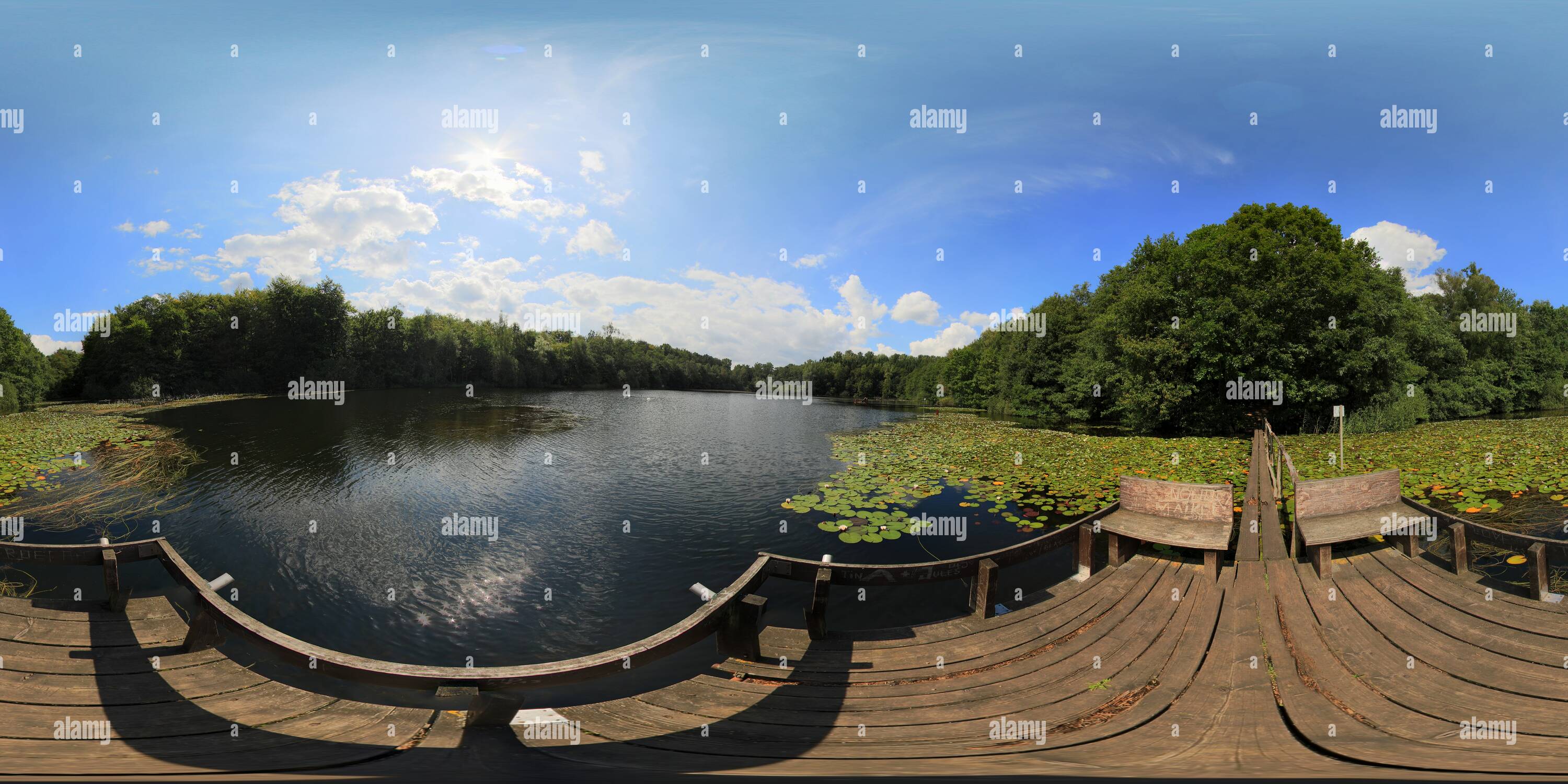 360° view of Villenhofer Maar Bruehl - Alamy