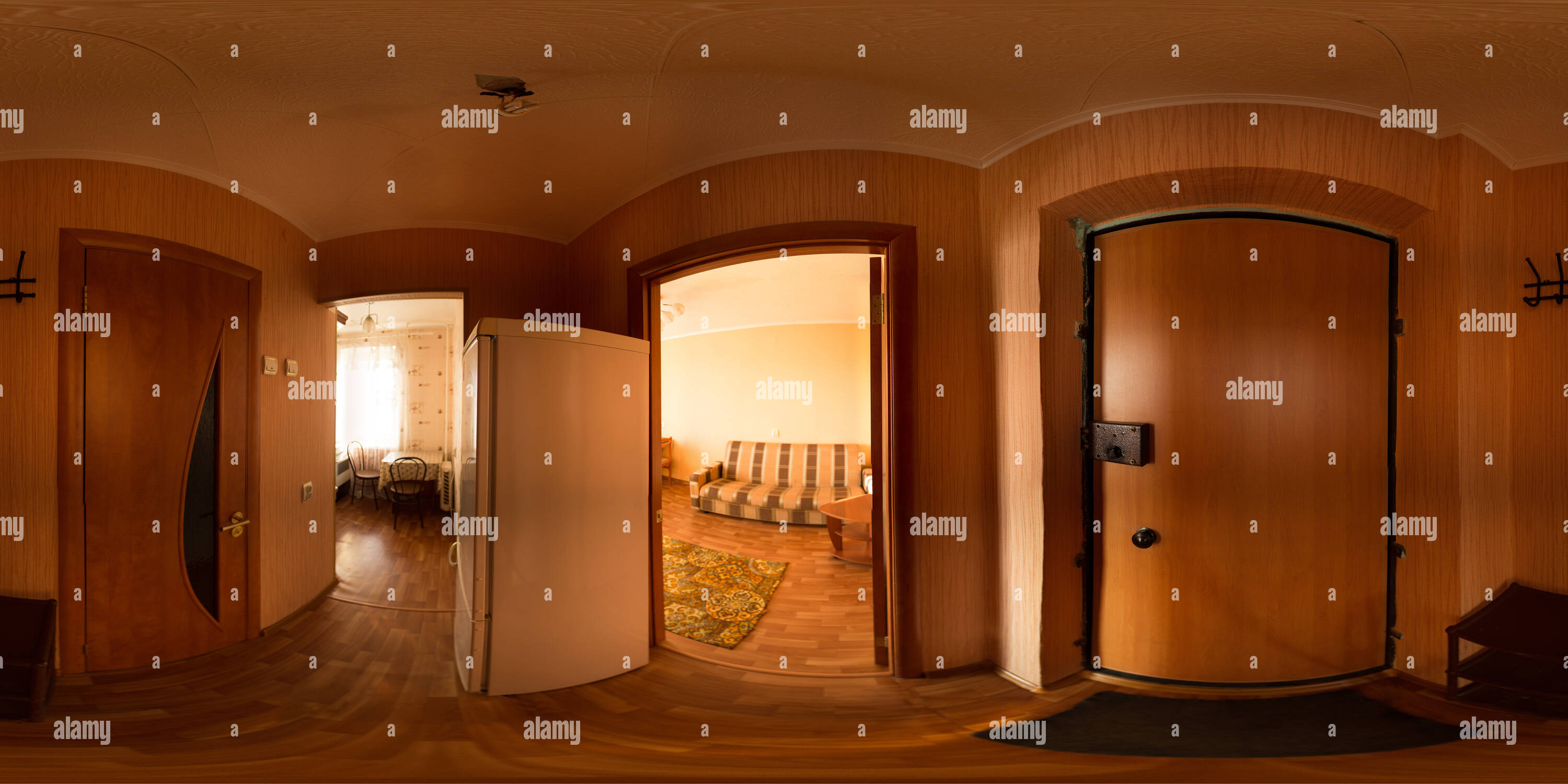 360° view of Interior of apartment. Hallway - Alamy