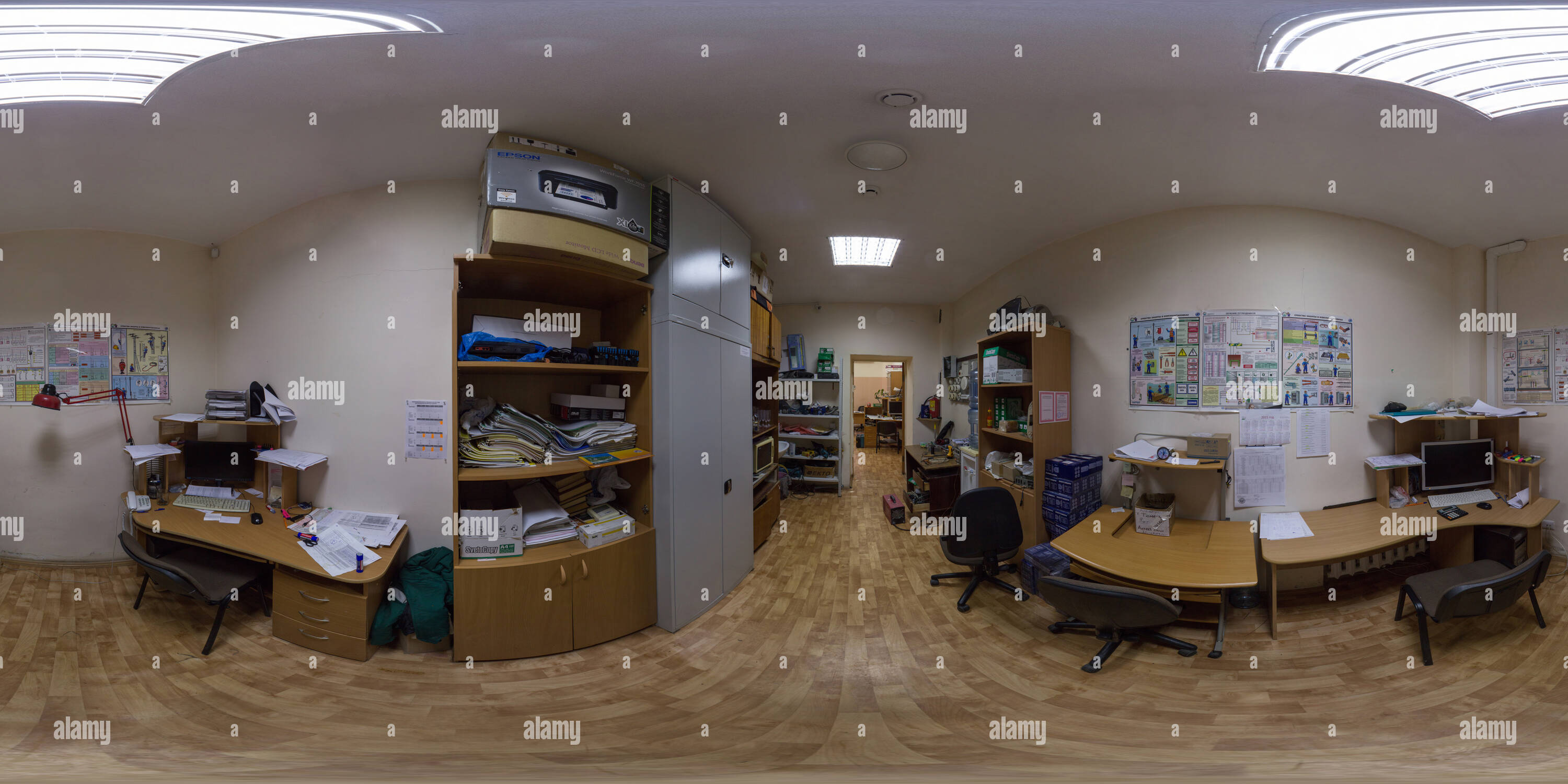 360° view of Office Technical Room - Alamy