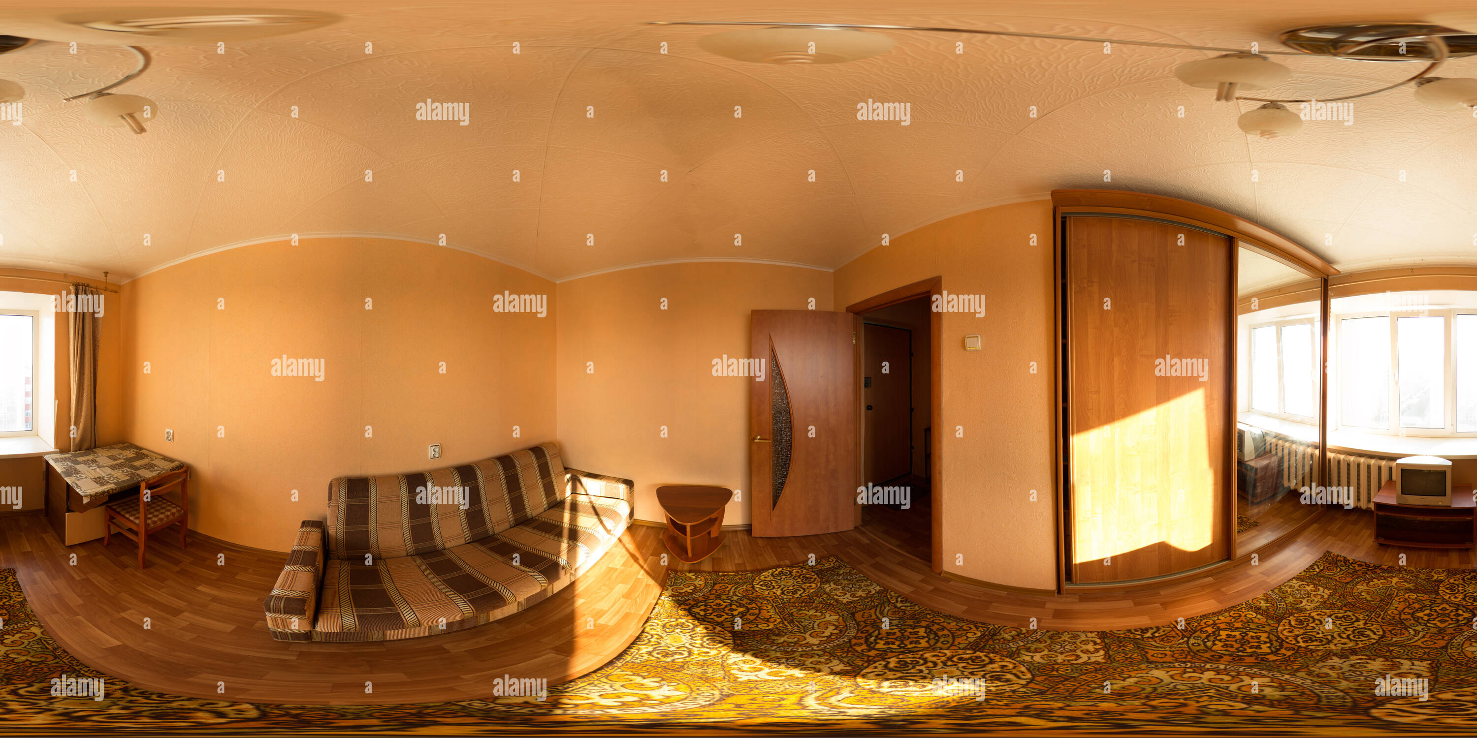 360° view of Interior of apartment. Room - Alamy