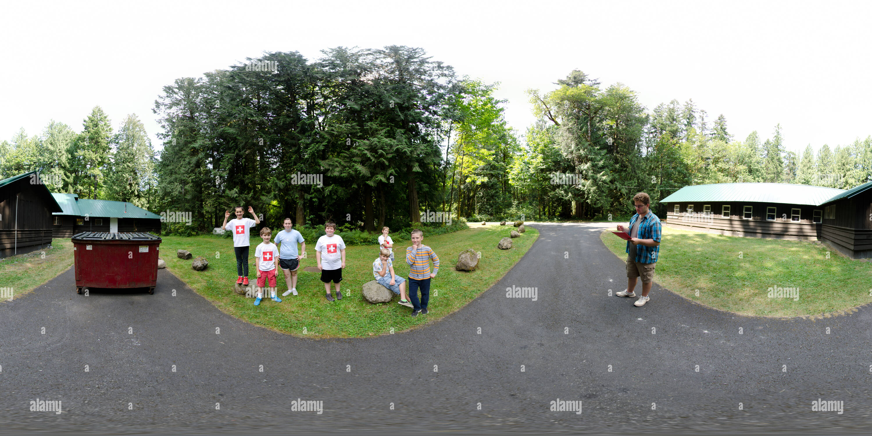 360° view of Swiss Kids Kamp 2014 Swiss Kids Got Talent practice with ...