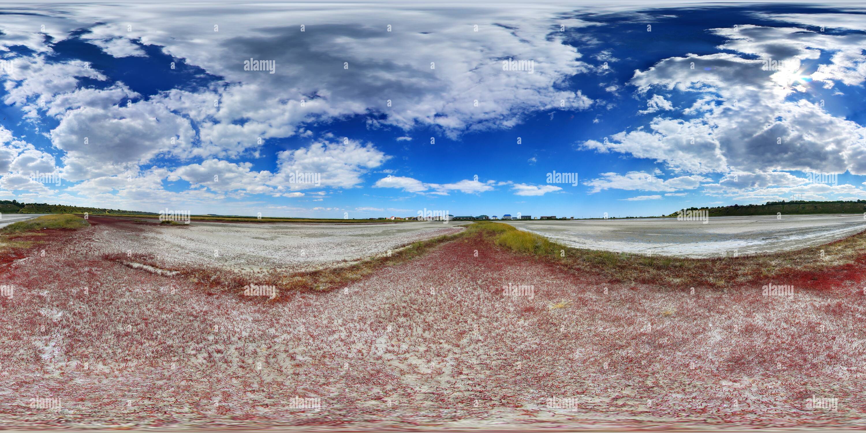 360° view of Budaki Liman's weird landscape - Alamy