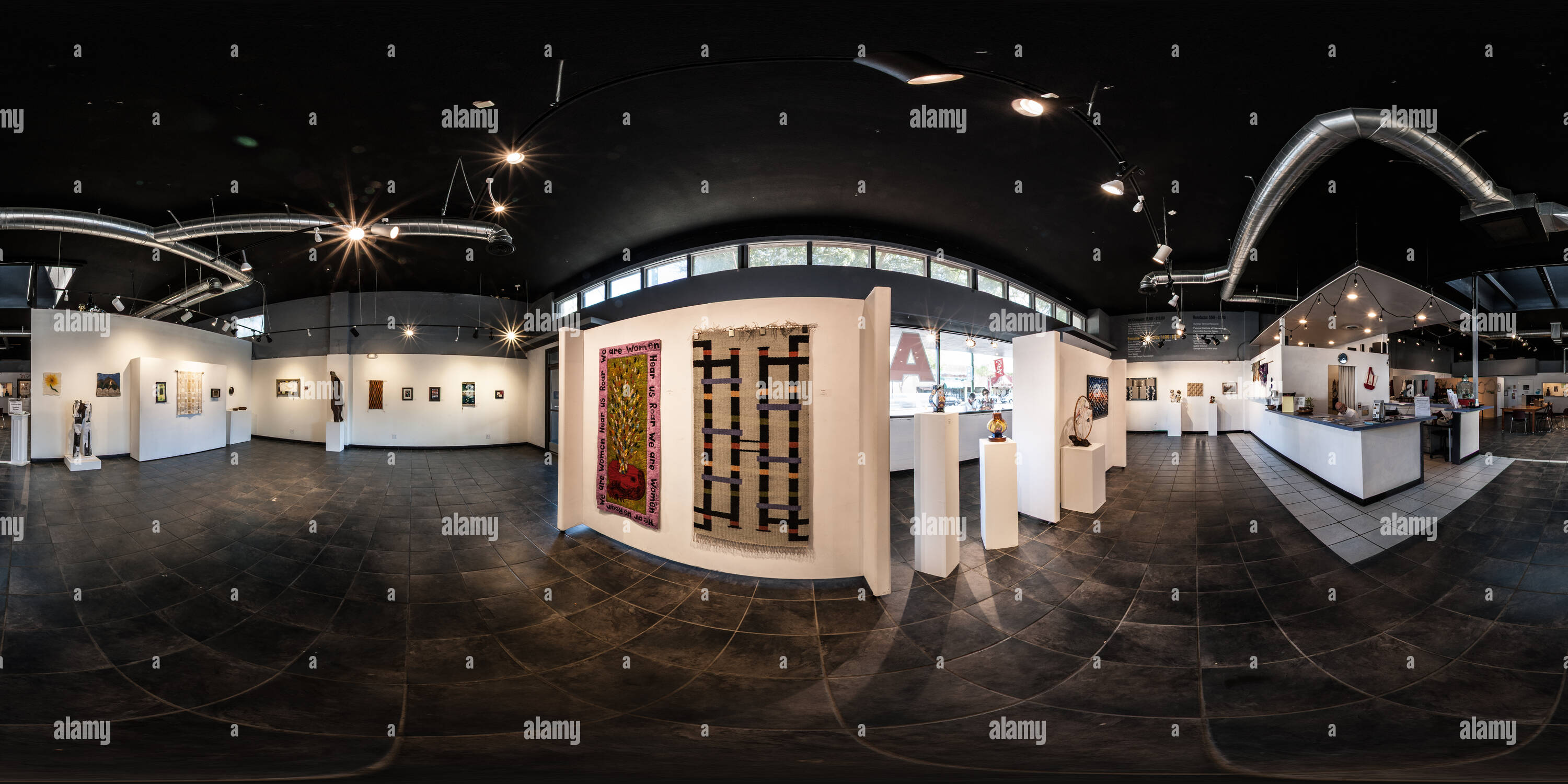 360° view of The West Coast Fiber Arts Show - Alamy