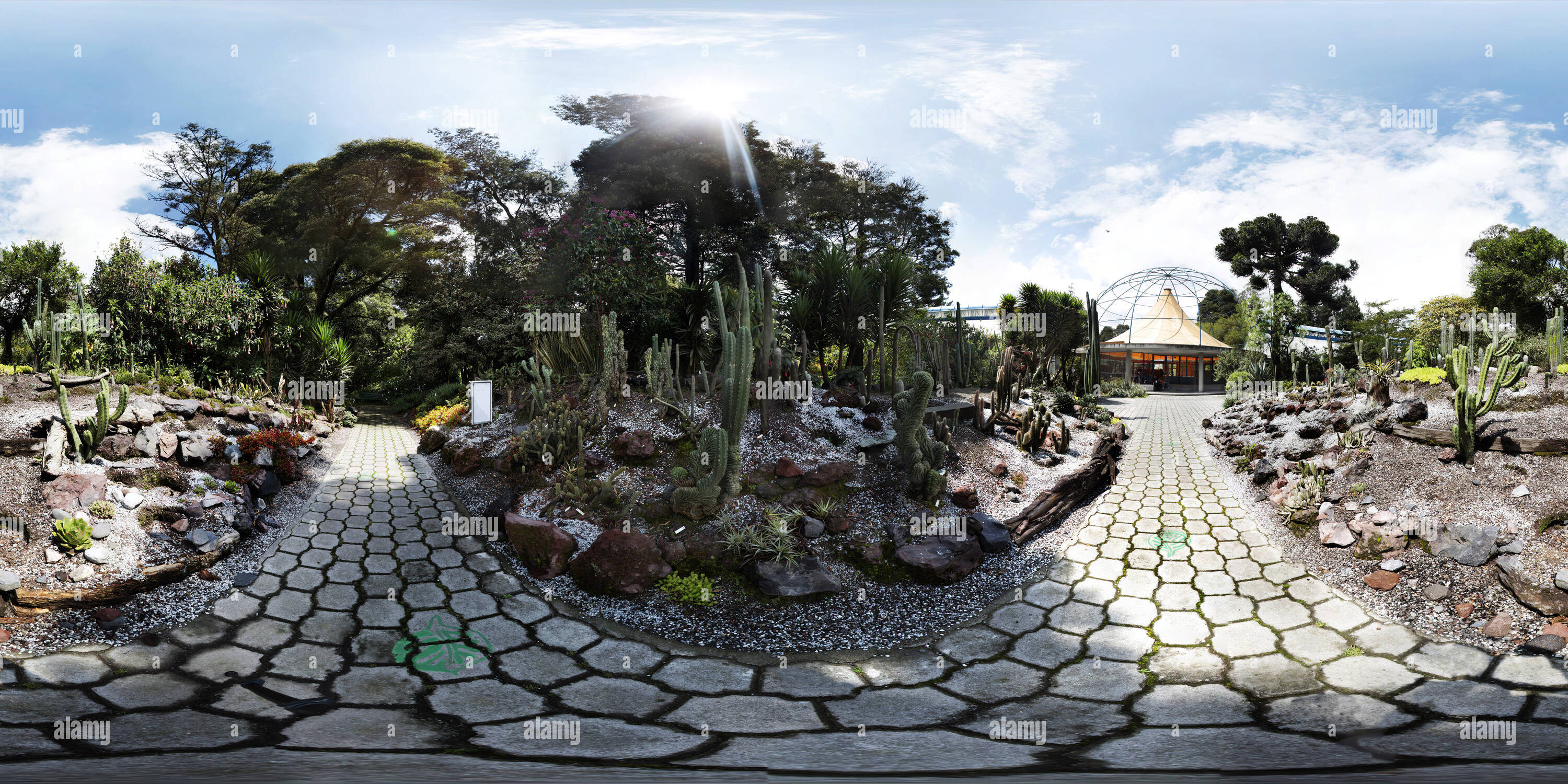 360° view of Botanical Garden - view 1 - Alamy