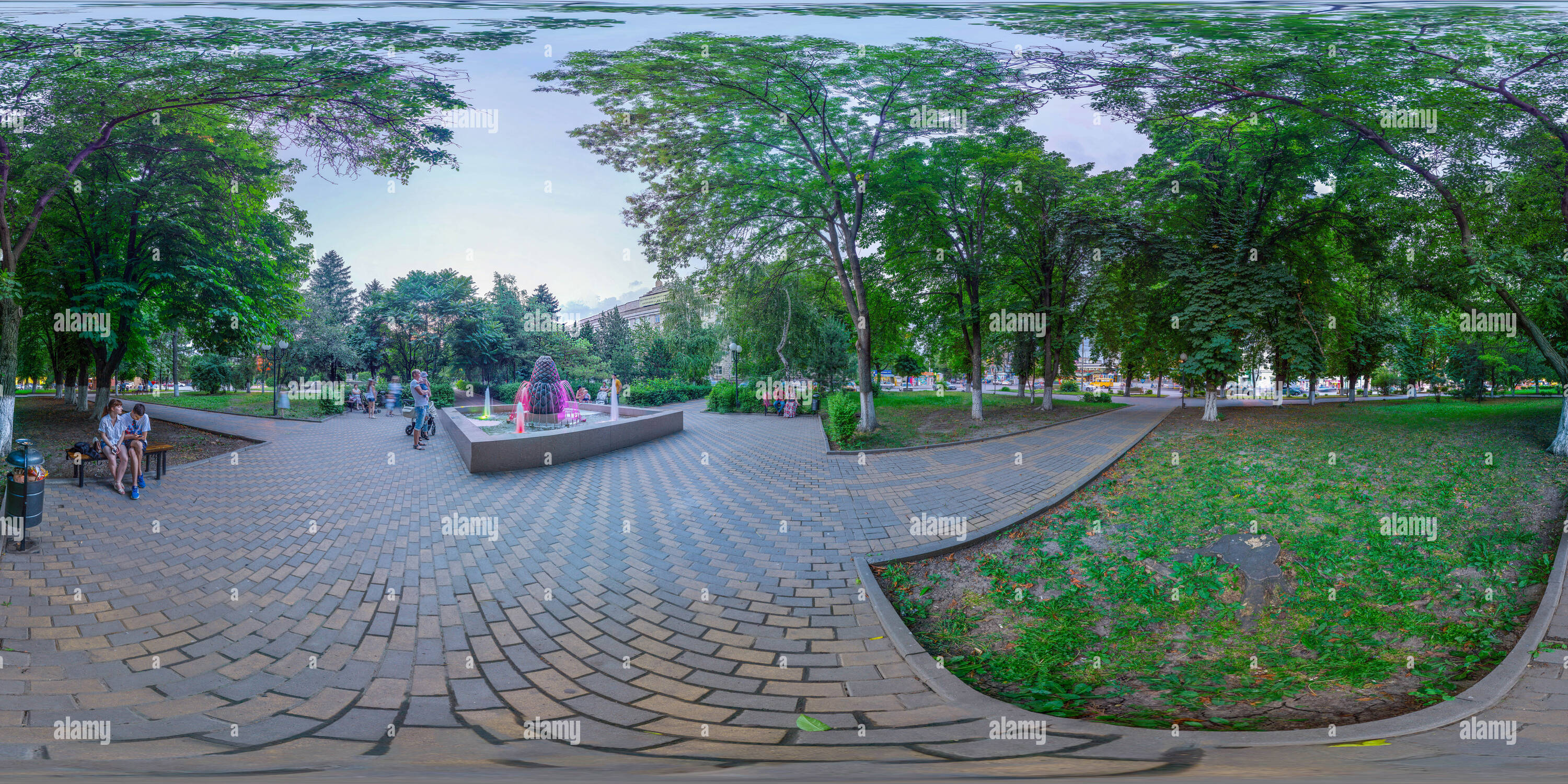 360° view of Fountain in Shakhty - Alamy