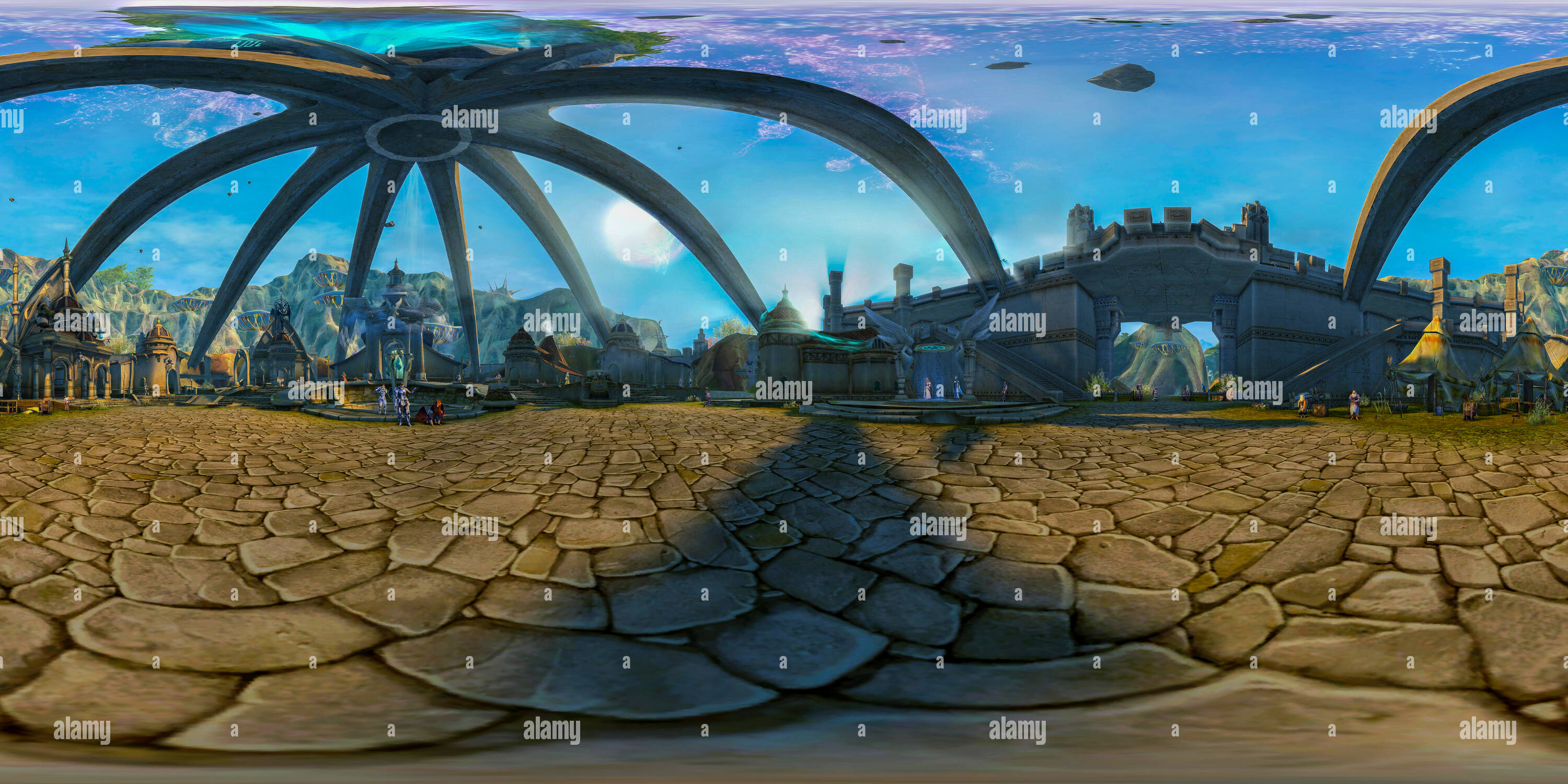 360° view of Aion - fortress bertron - Alamy