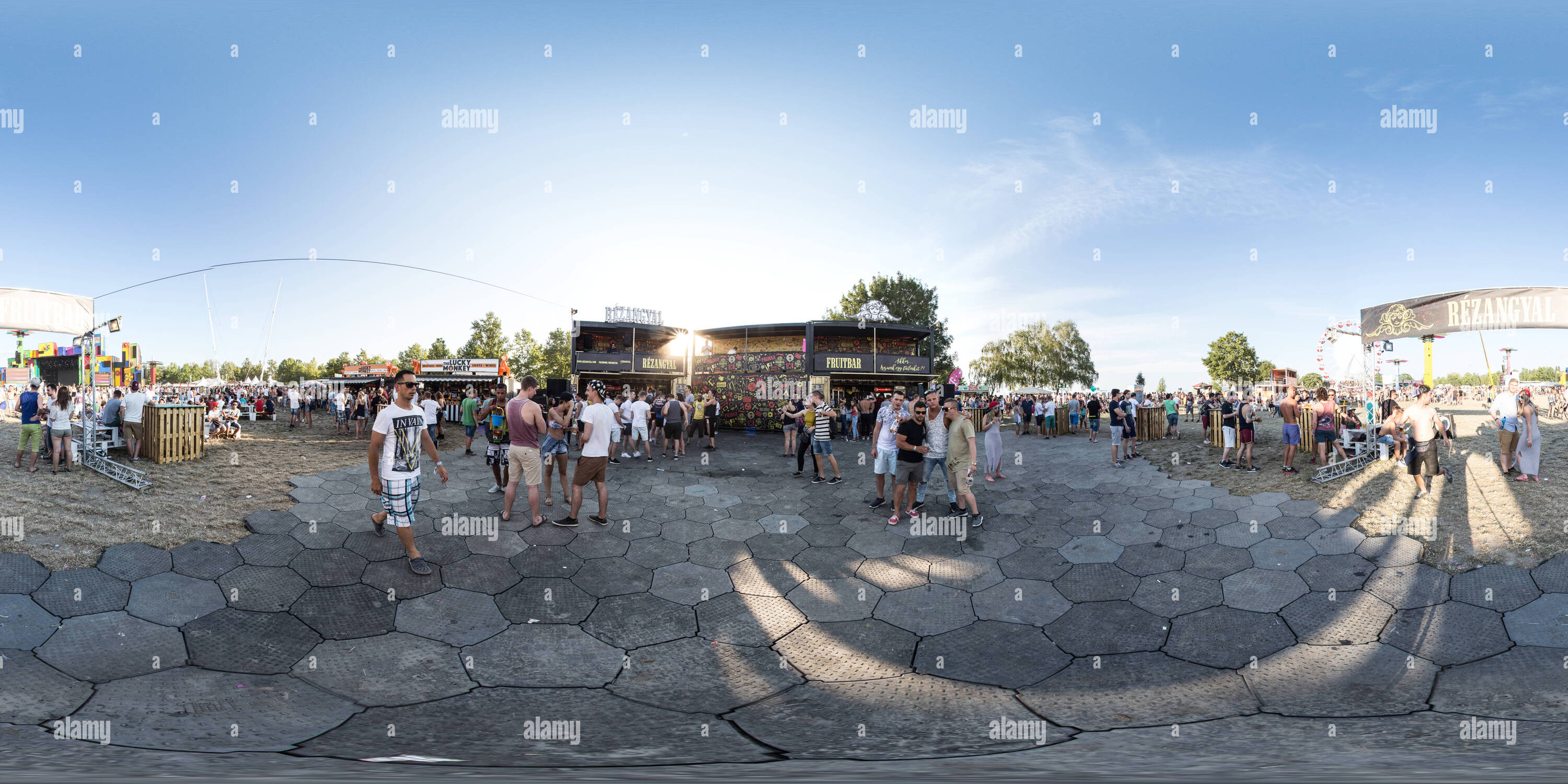 360° view of Balaton Sound Balaton Sound Music Festival 62 - Alamy