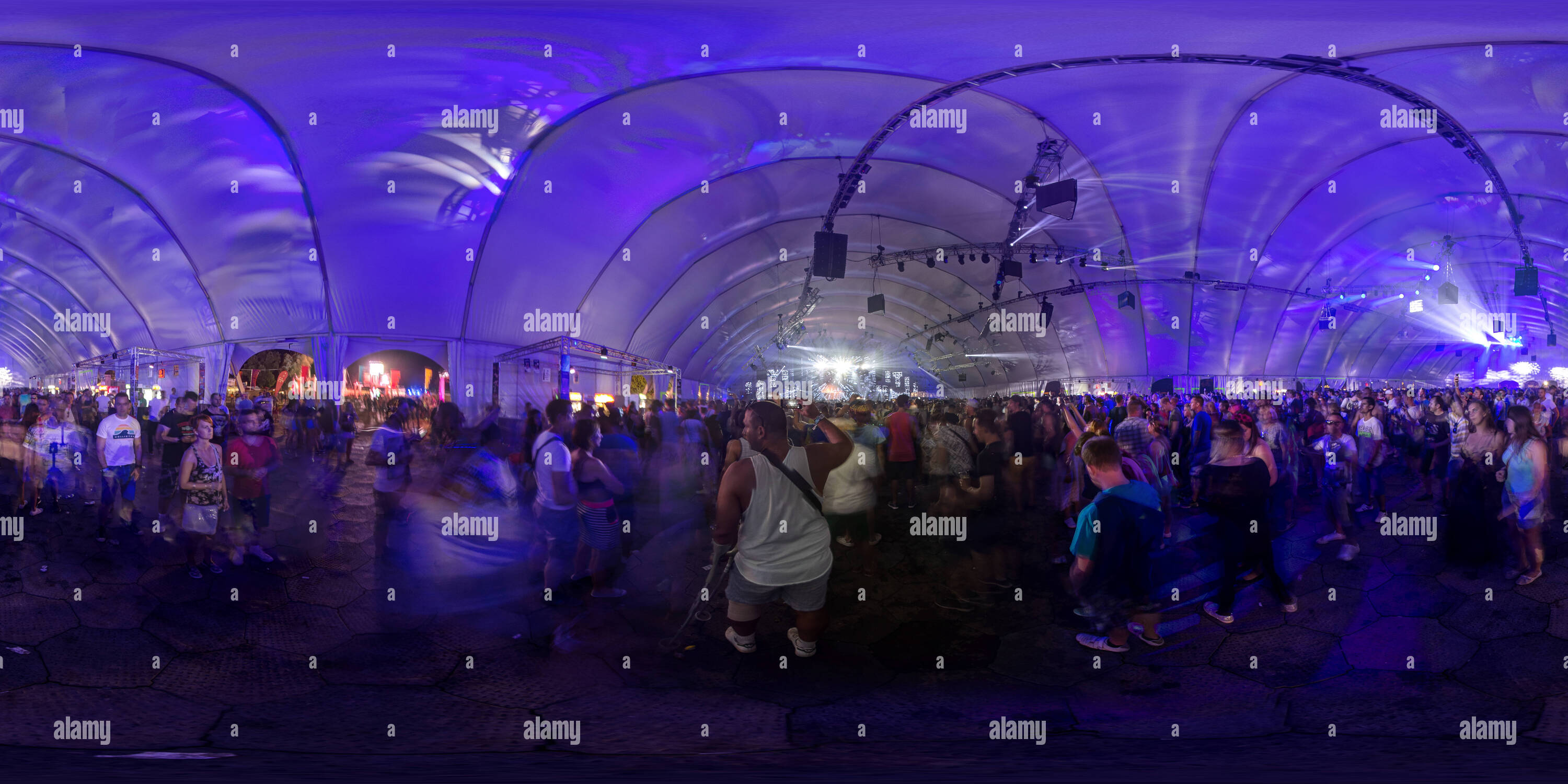 360° view of Balaton Sound Balaton Sound Music Festival 44 - Alamy