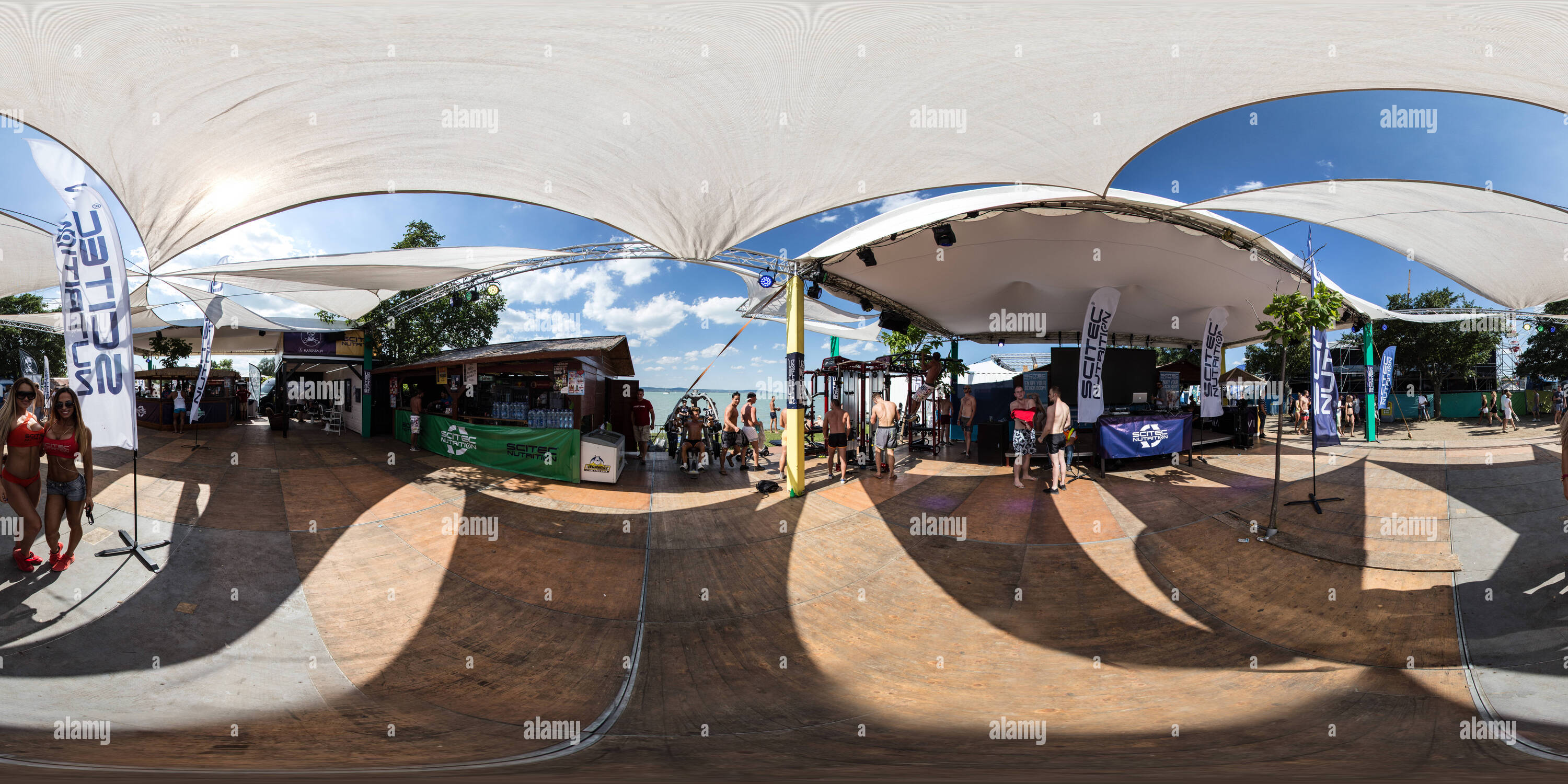 360° view of Balaton Sound Balaton Sound Music Festival 55 - Alamy