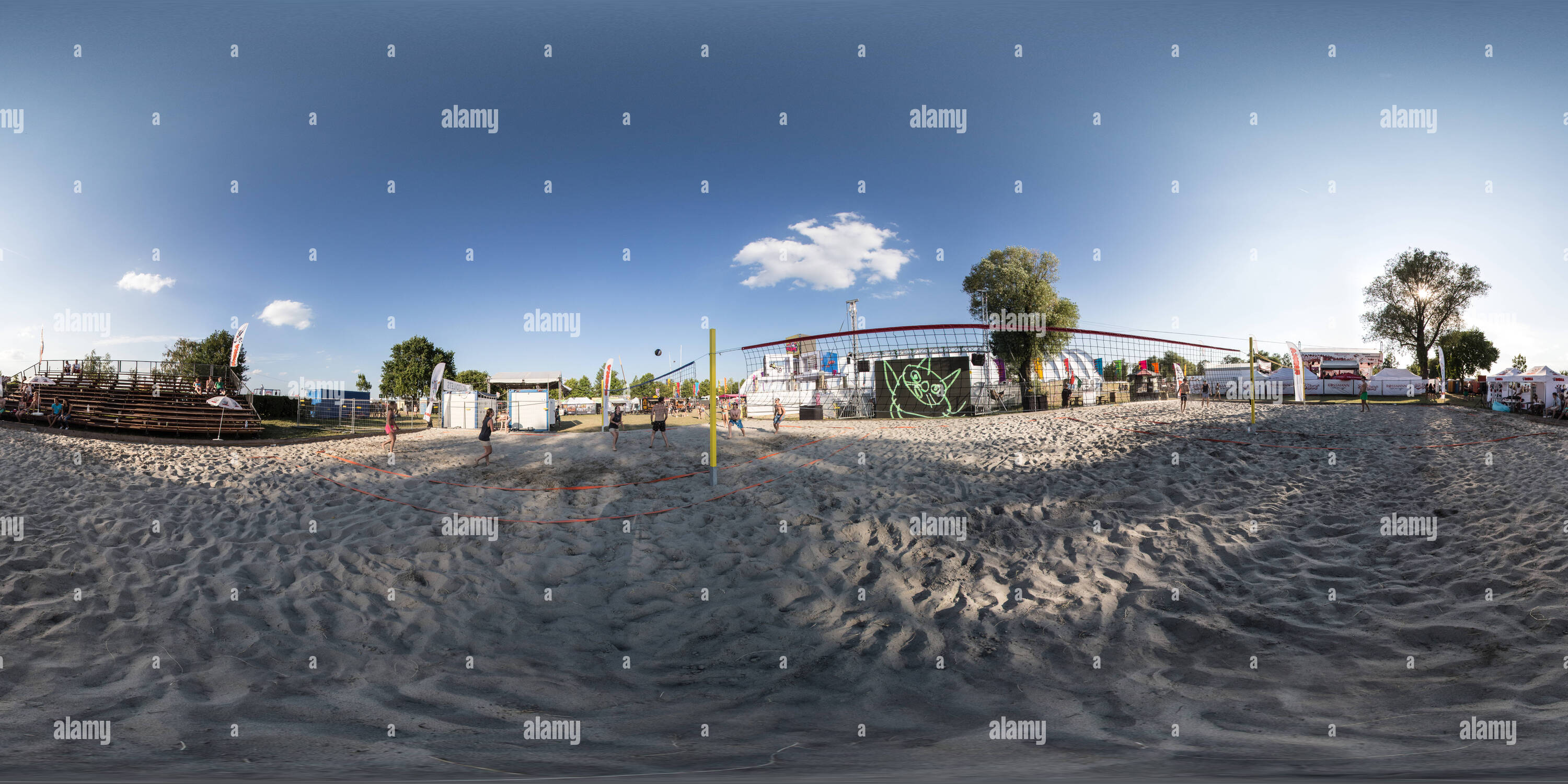 360° view of Balaton Sound Balaton Sound Music Festival 61 - Alamy