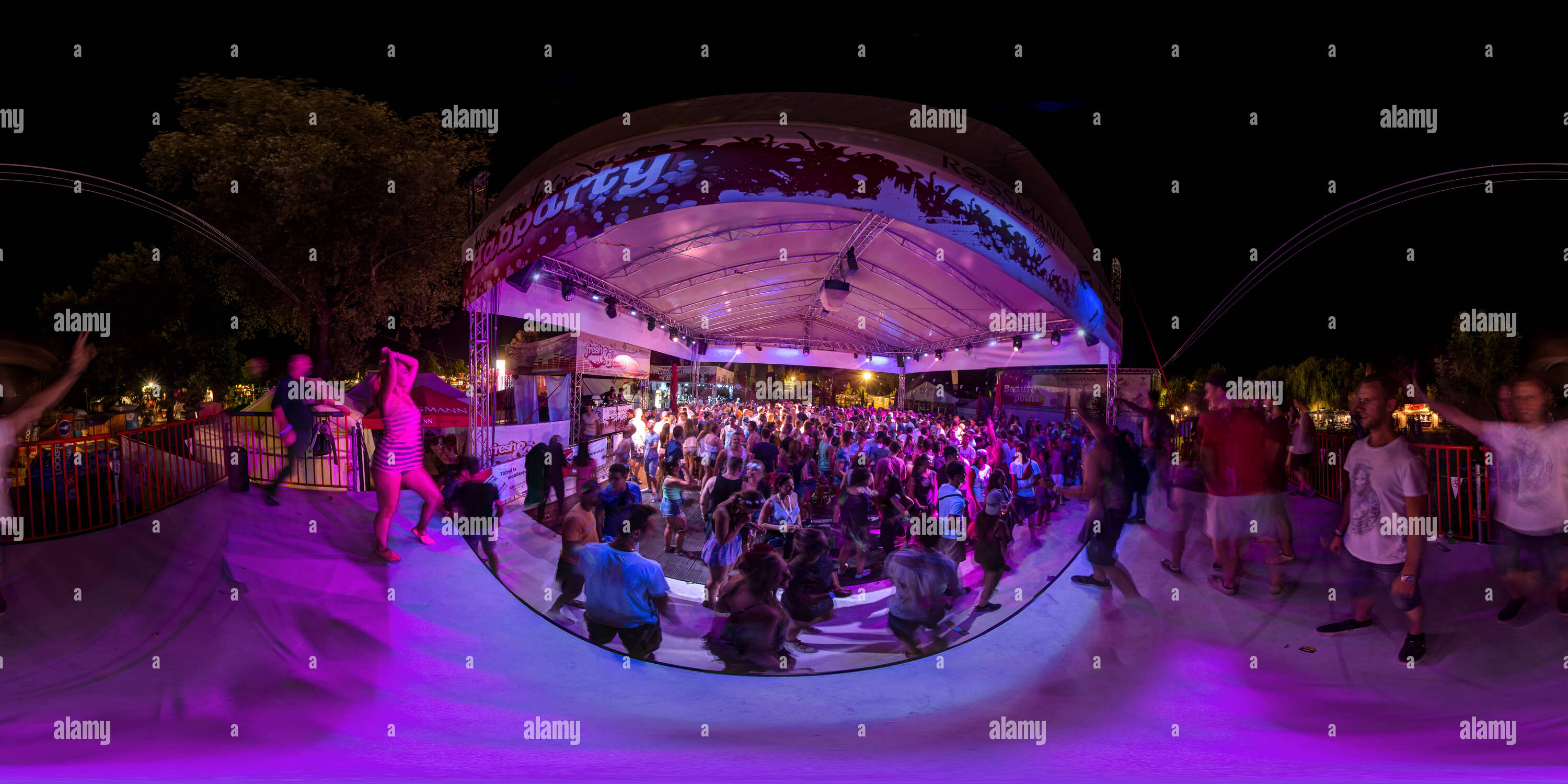 360° view of Balaton Sound Balaton Sound Music Festival 46 - Alamy