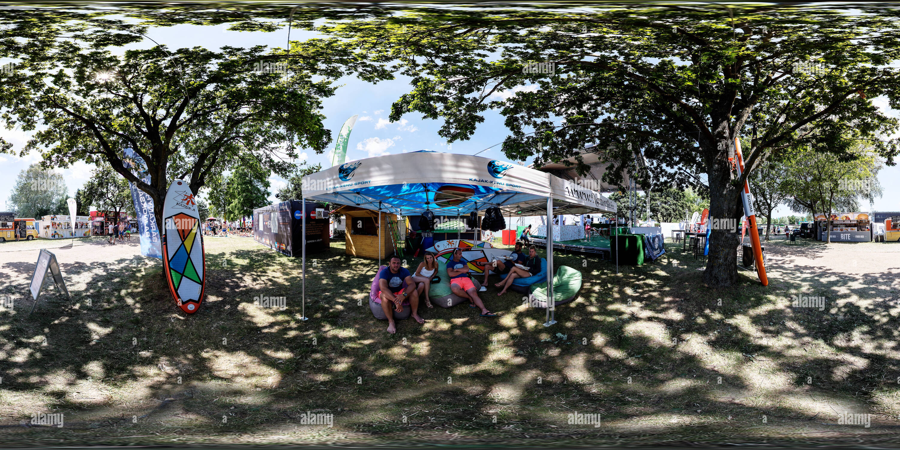 360° view of Balaton Sound Balaton Sound Music Festival 52 - Alamy