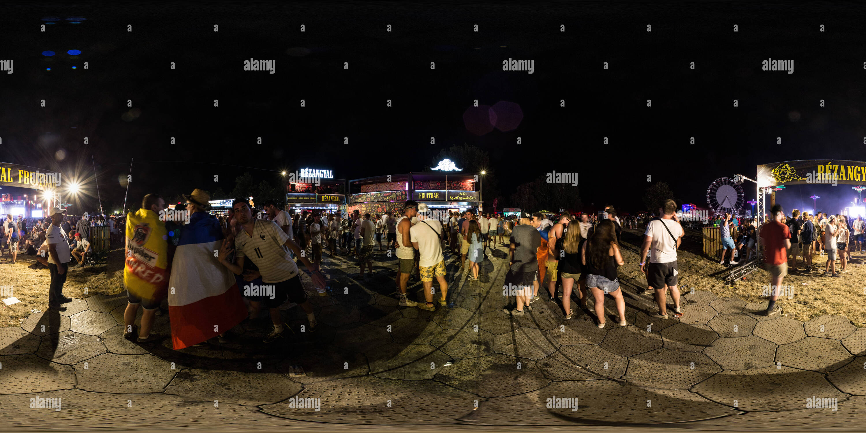 360° view of Balaton Sound Balaton Sound Music Festival 82 - Alamy