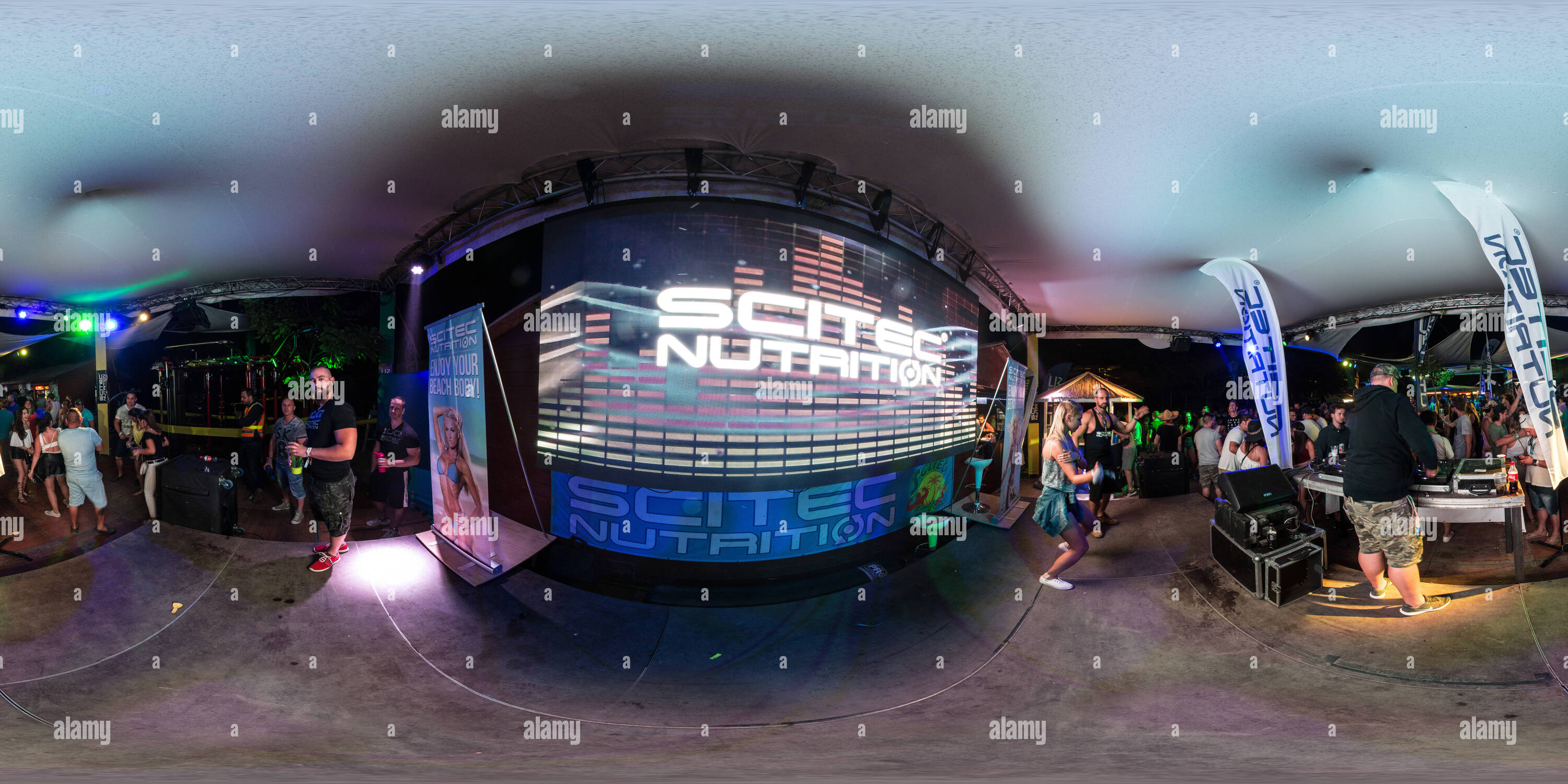 360° view of Balaton Sound Balaton Sound Music Festival 81 - Alamy