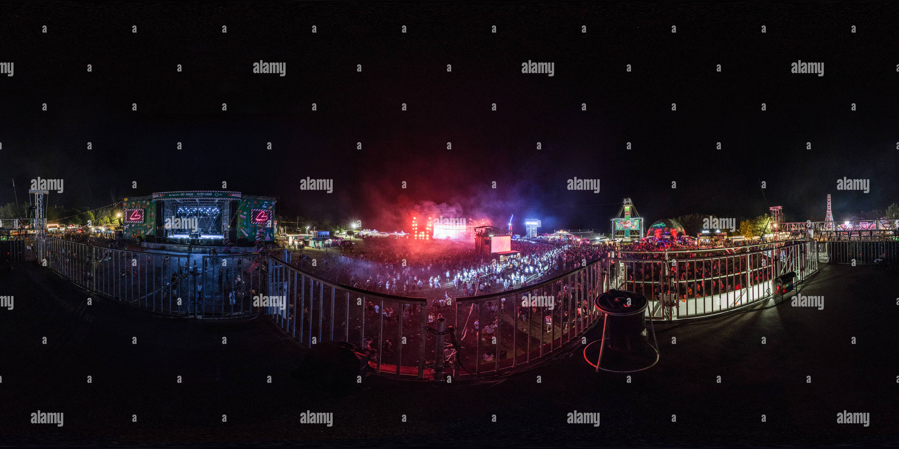 360° view of Balaton Sound Nappal Volt Festival 2016 13 1 - Alamy