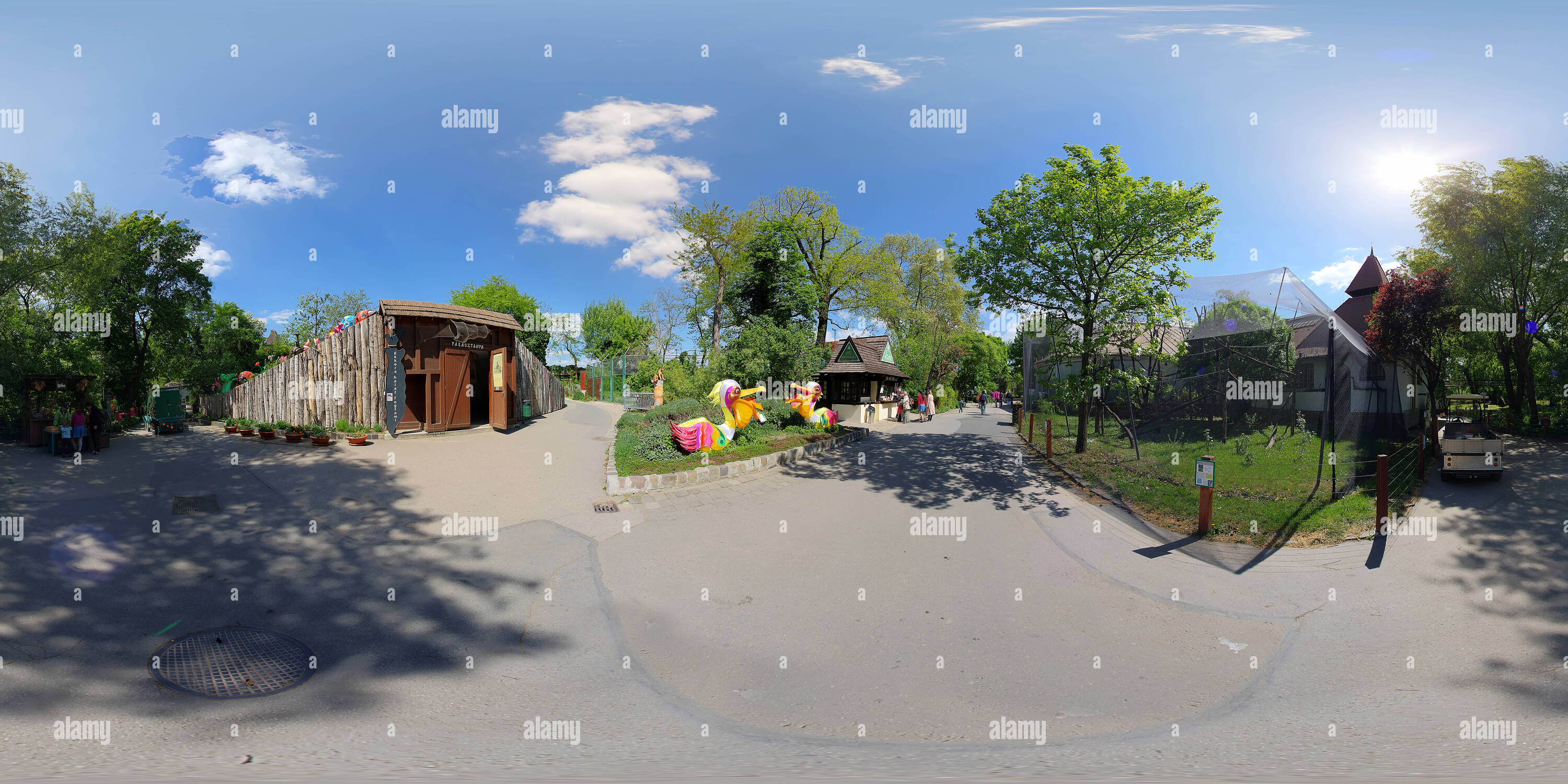 360° view of Budapest Zoo Budapest Zoo 03 - Alamy