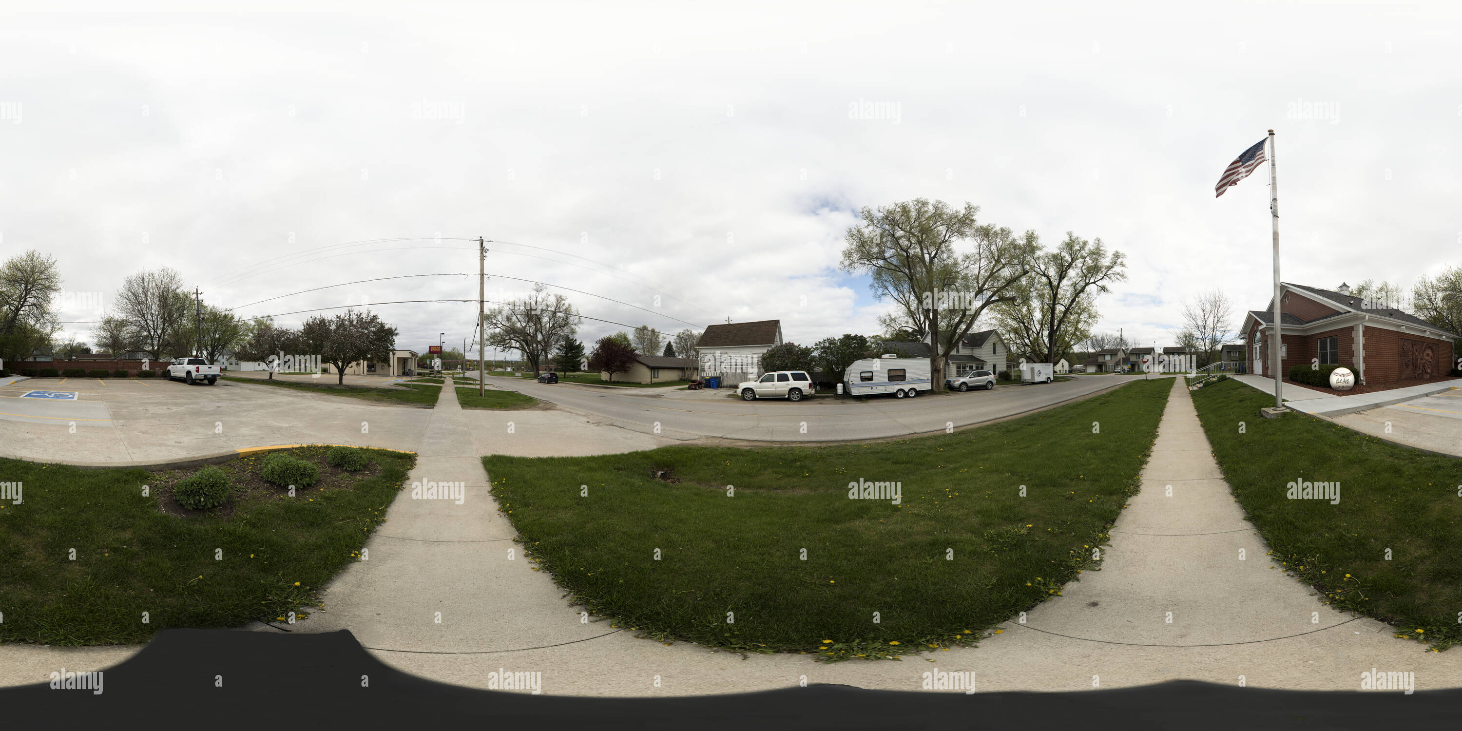 360° view of Bob Feller Museum and Van Meter City Hall. Van Meter, Iowa ...