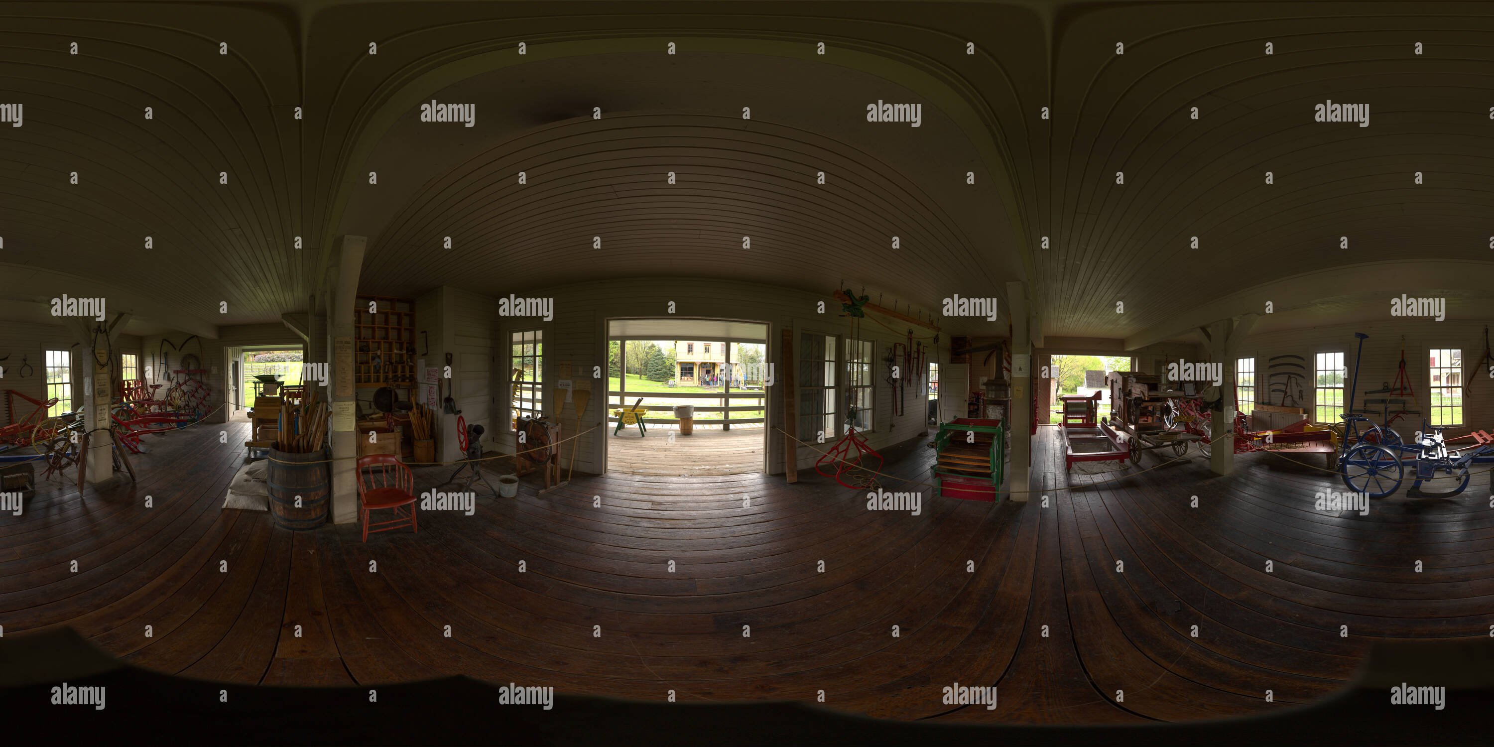 360° view of Pioneer Farm Implements and Tools. Living History Farms ...