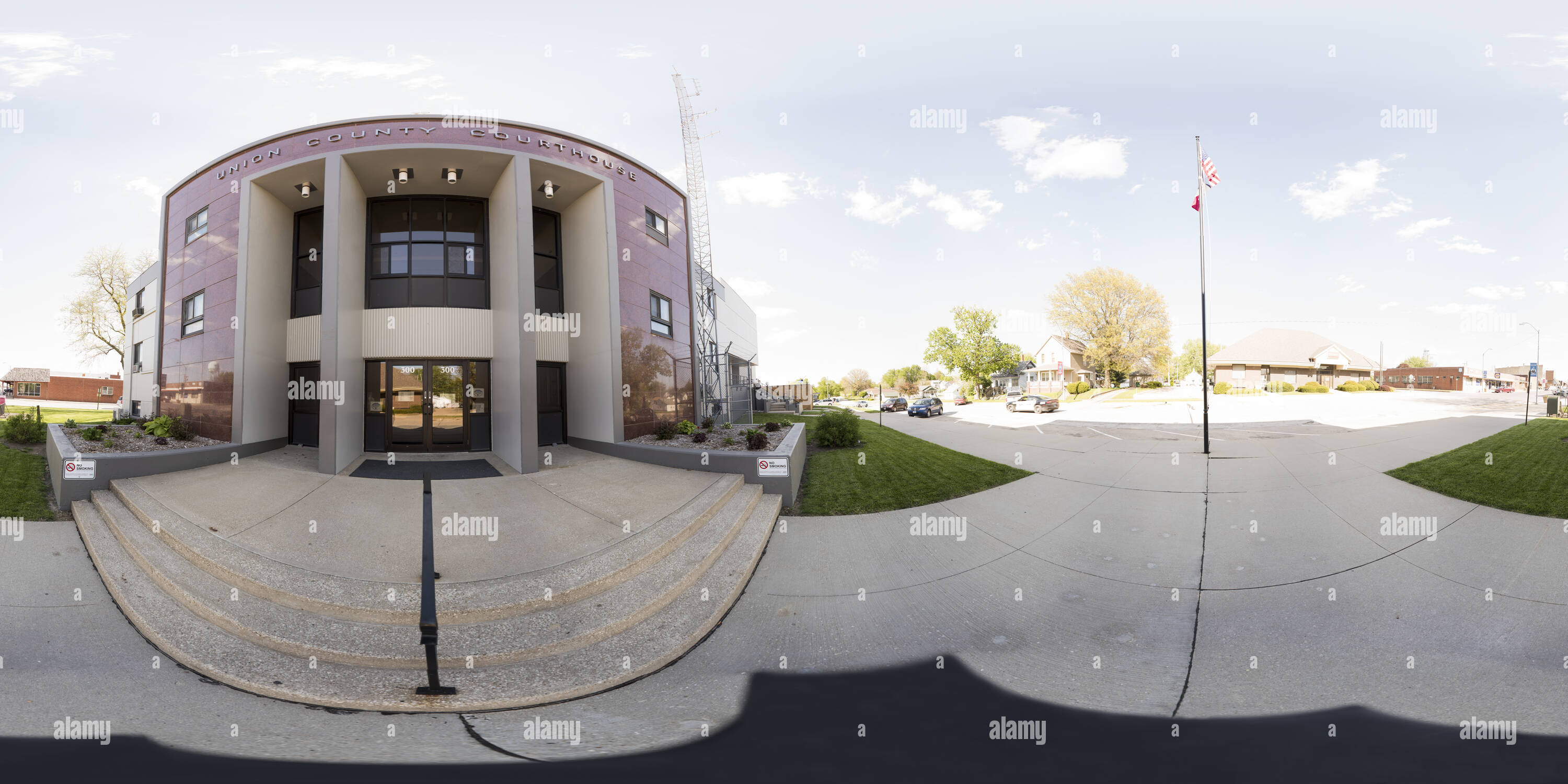 360° view of Union County, Iowa Courthouse - Alamy