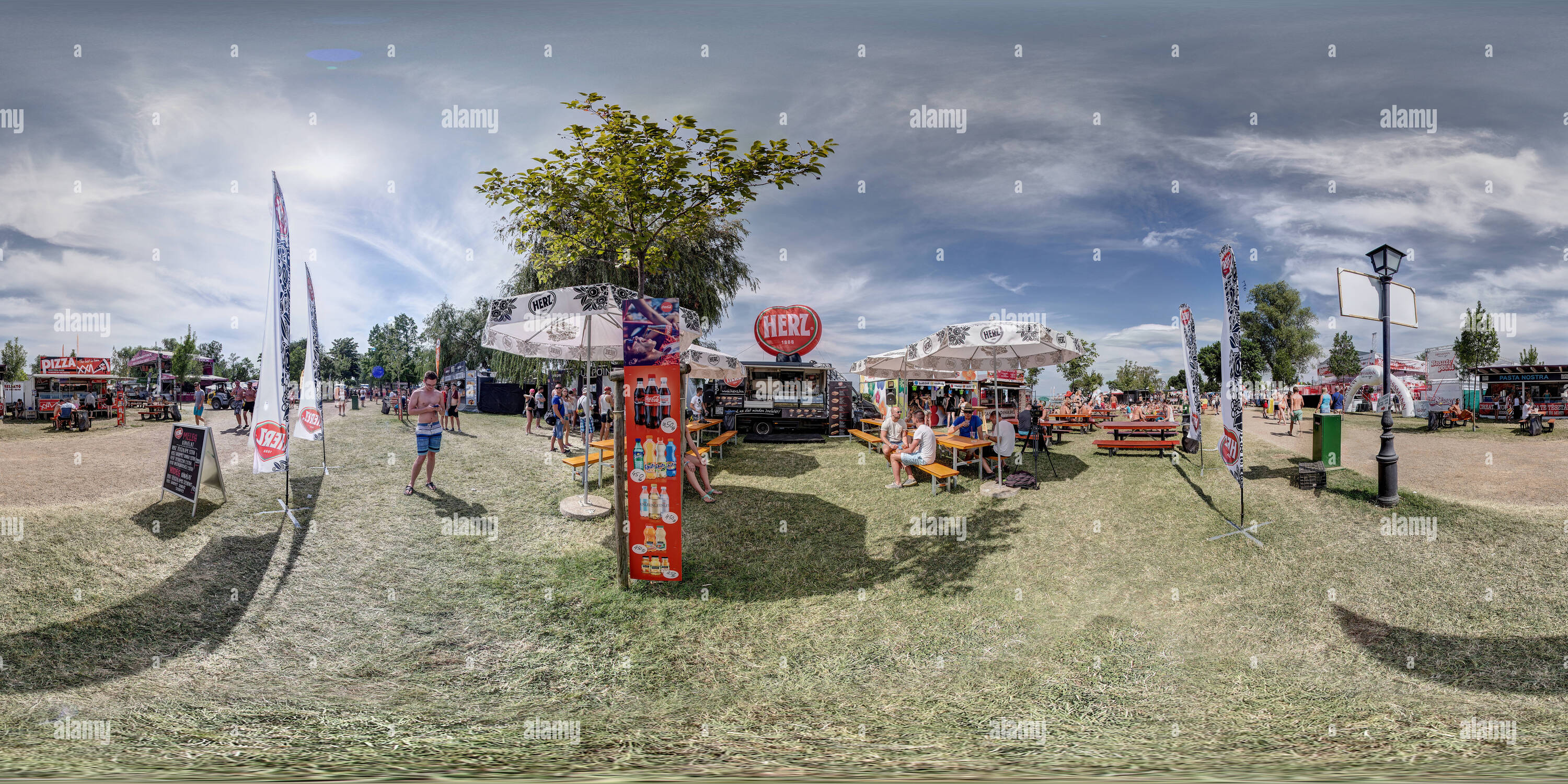360° view of Balaton Sound Balaton Sound Music Festival 13 - Alamy