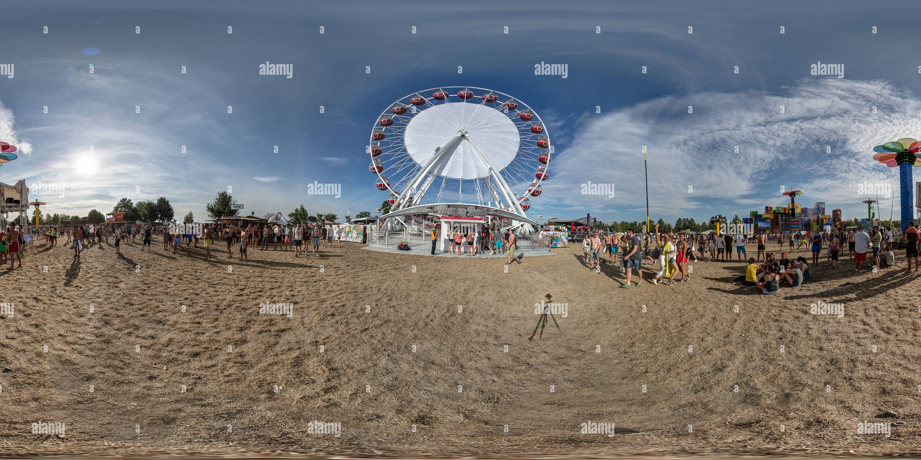 360° view of Balaton Sound Balaton Sound Music Festival 24 - Alamy