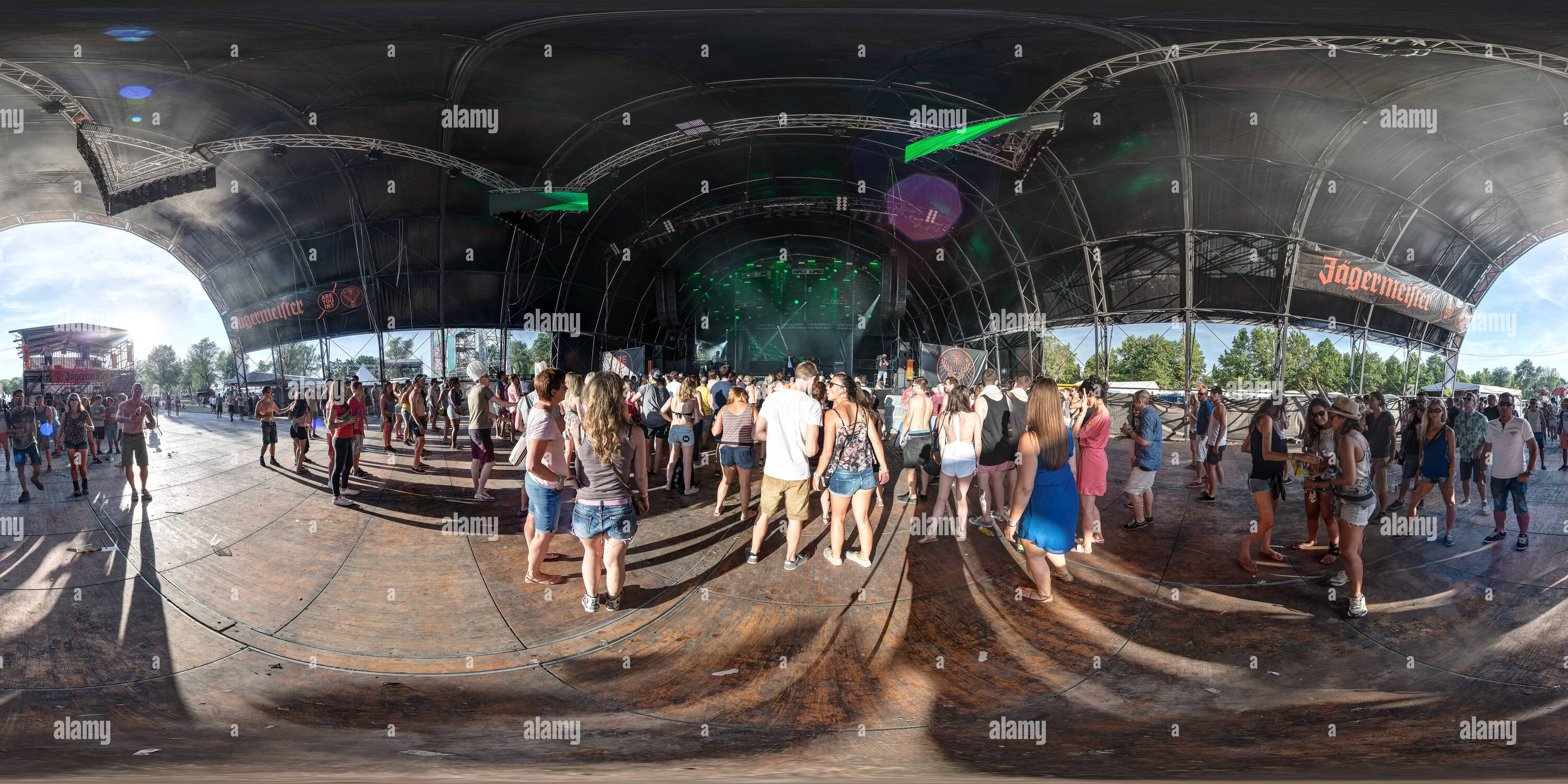 360° view of Balaton Sound Balaton Sound Music Festival 31 - Alamy