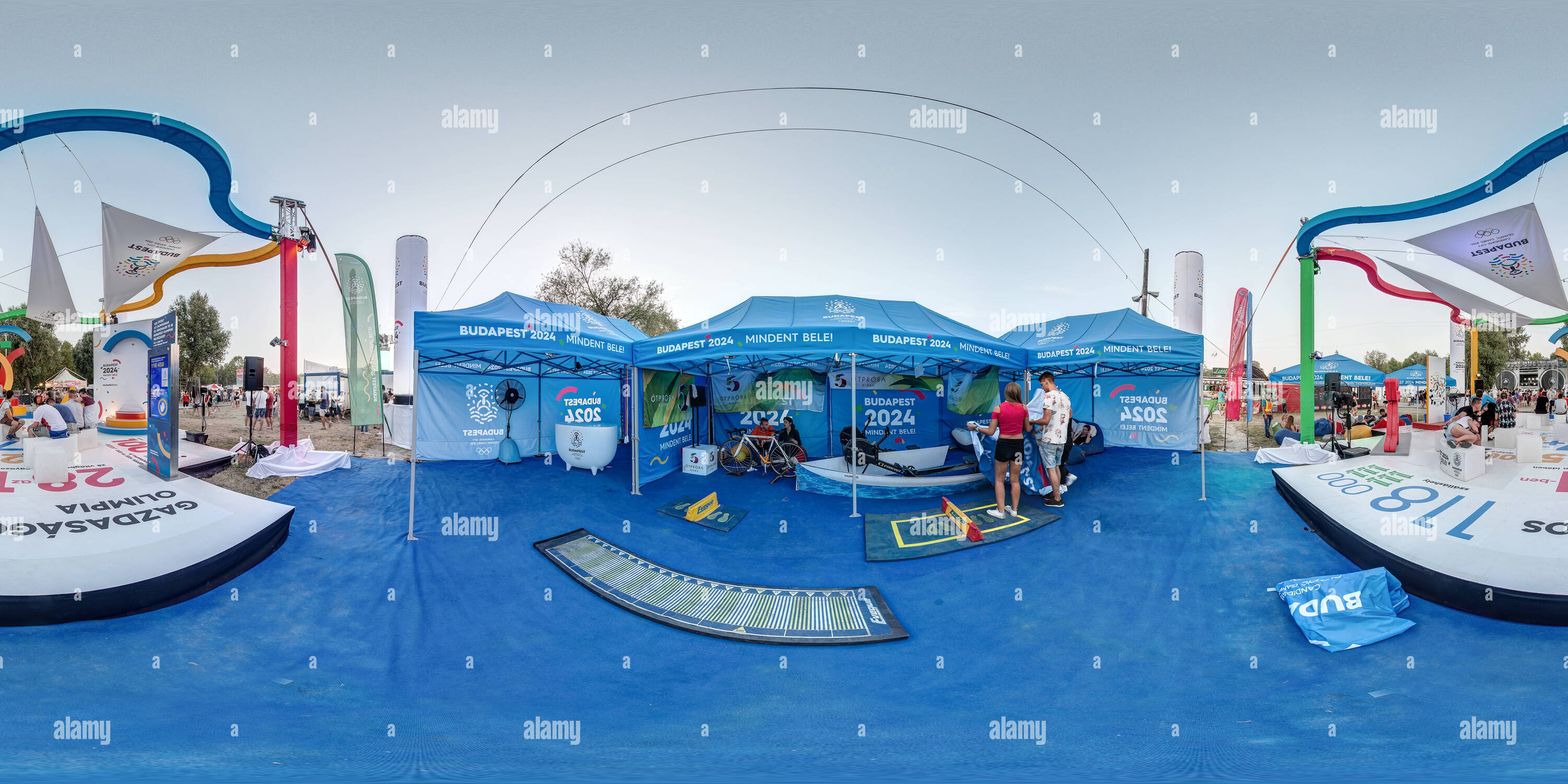 360° view of Balaton Sound Balaton Sound Music Festival 10 - Alamy