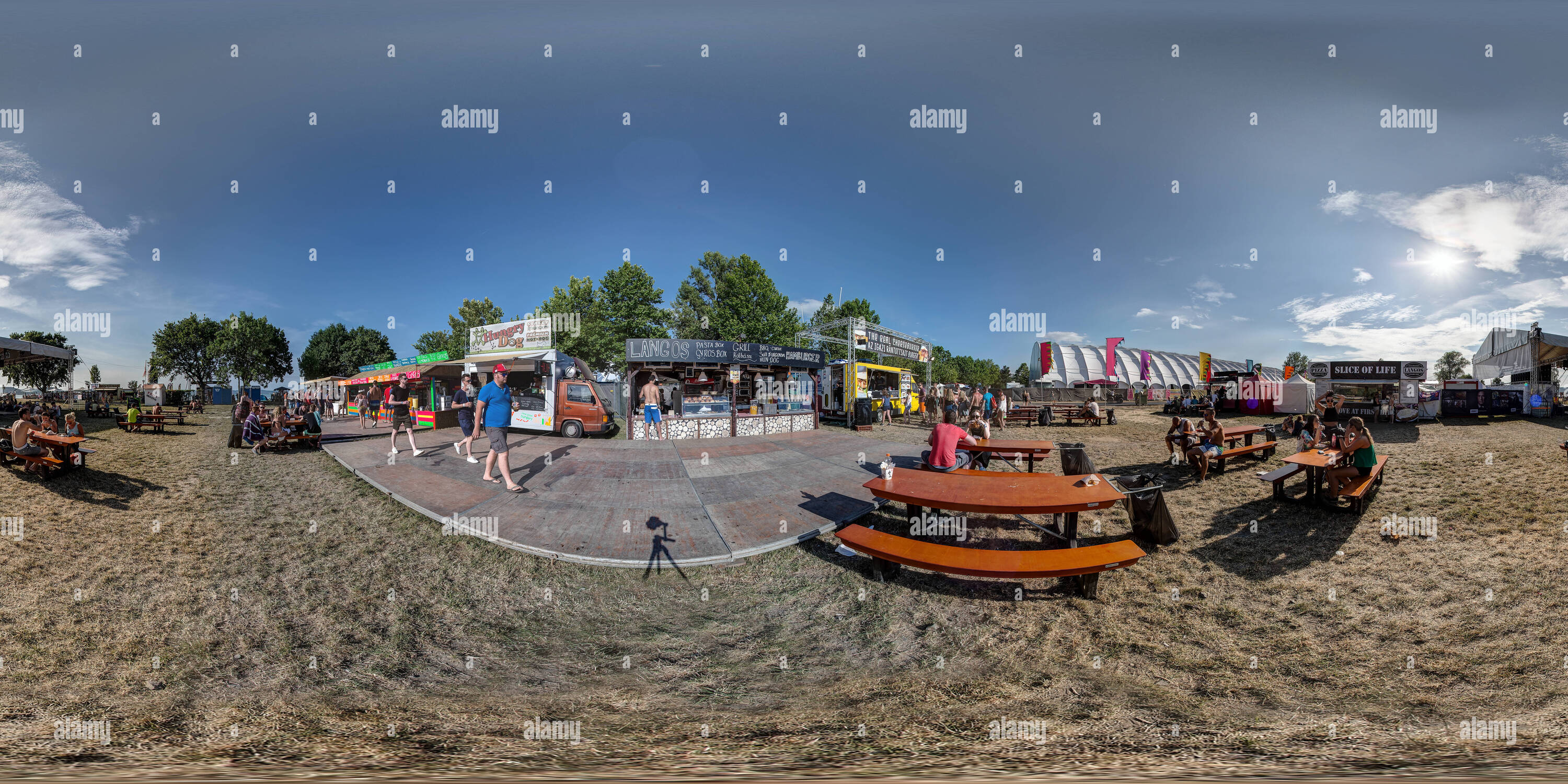 360° view of Balaton Sound Balaton Sound Music Festival 18 - Alamy