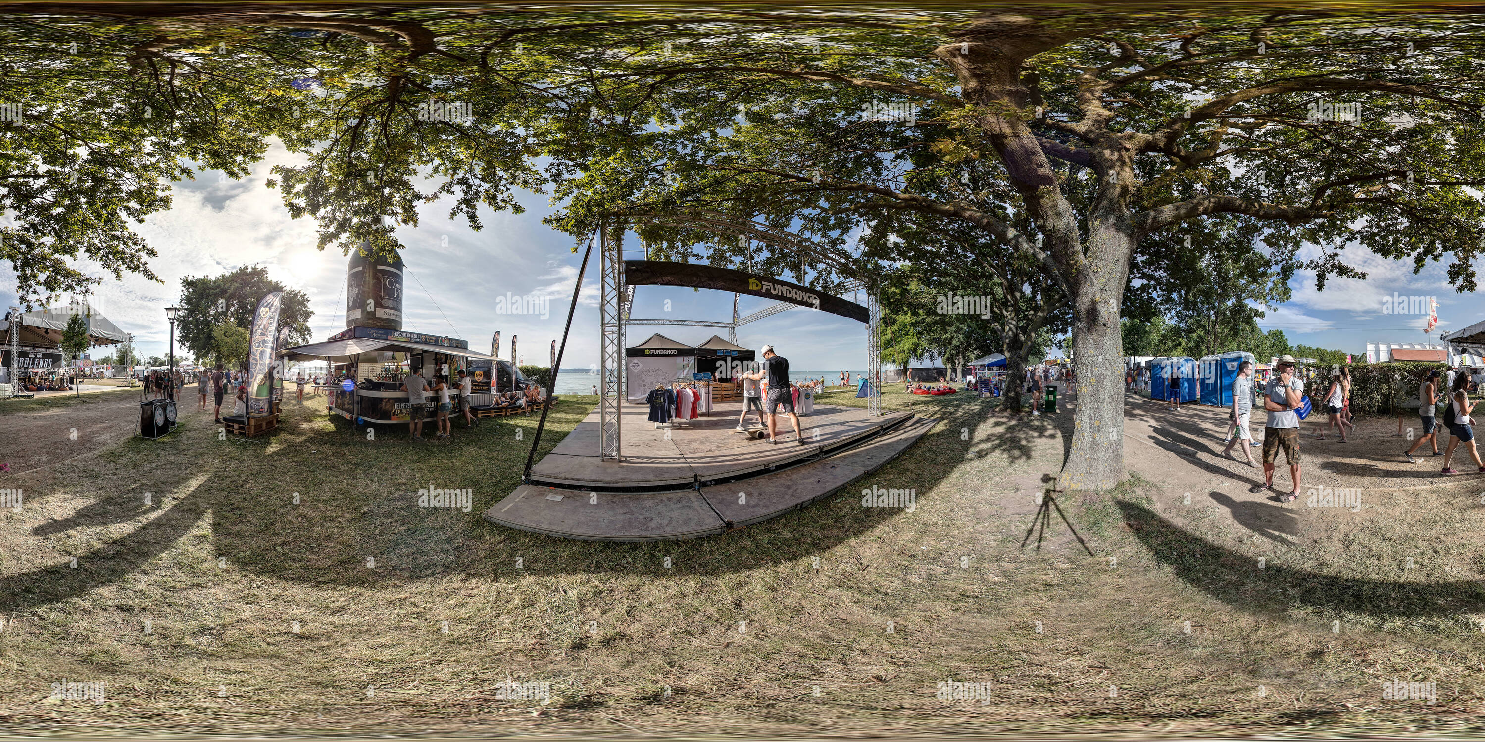 360° view of Balaton Sound Balaton Sound Music Festival 22 - Alamy