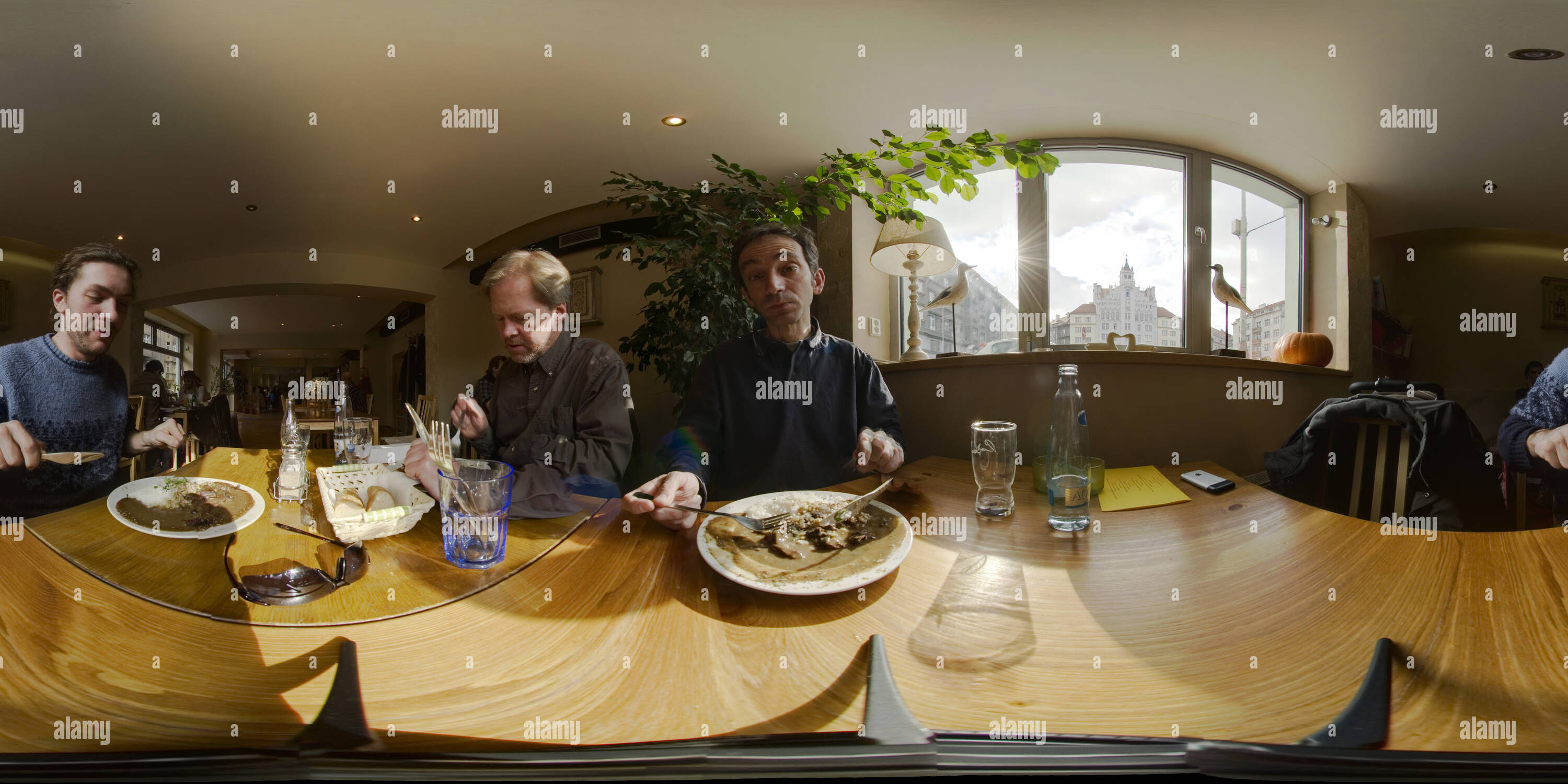 360° view of Lunch at Cafe Calma - Alamy