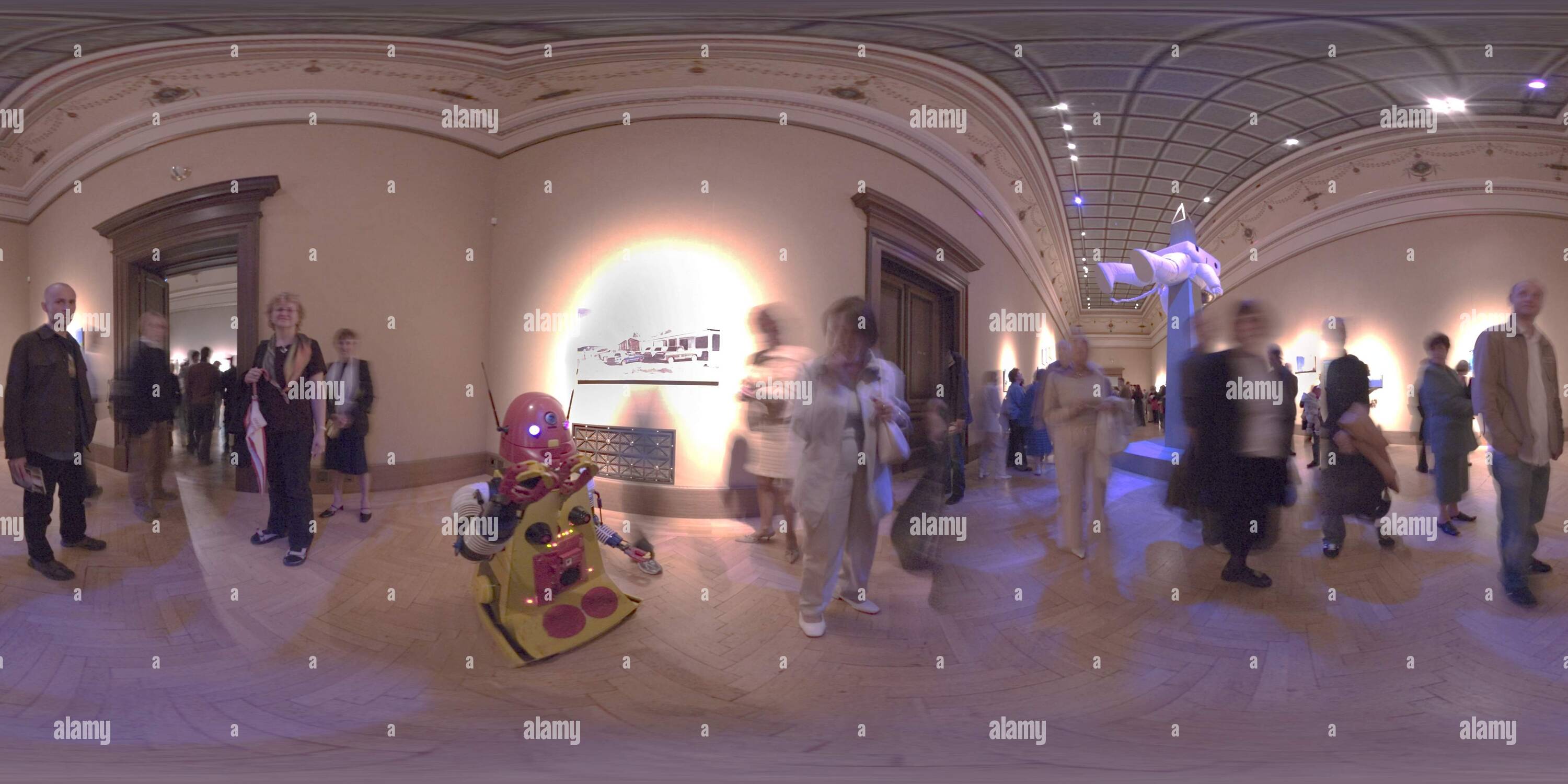 360° view of Stanley the Robot Man at Rudolfinum - Alamy