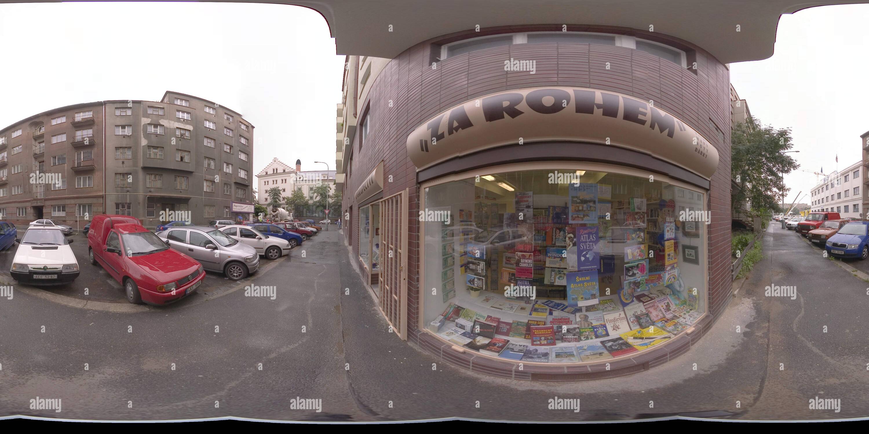 360° view of Za Rohem (around the corner - Alamy