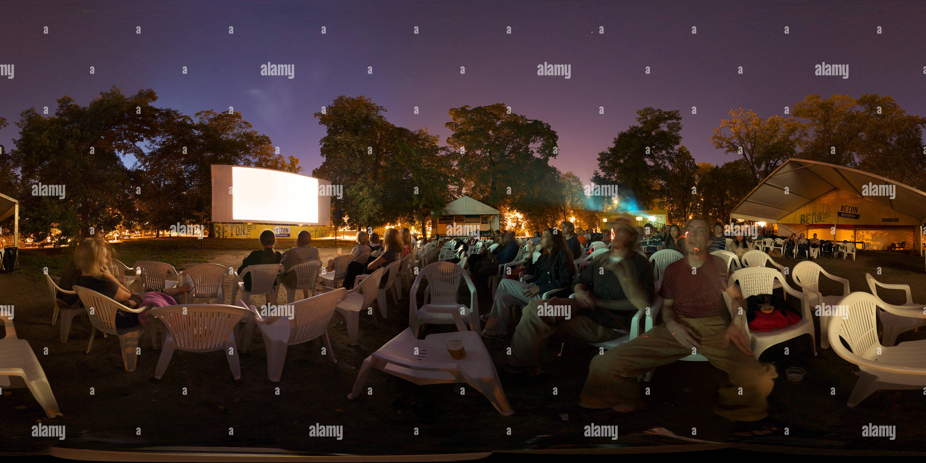 360° view of The Outdoor Movie Theater - Alamy