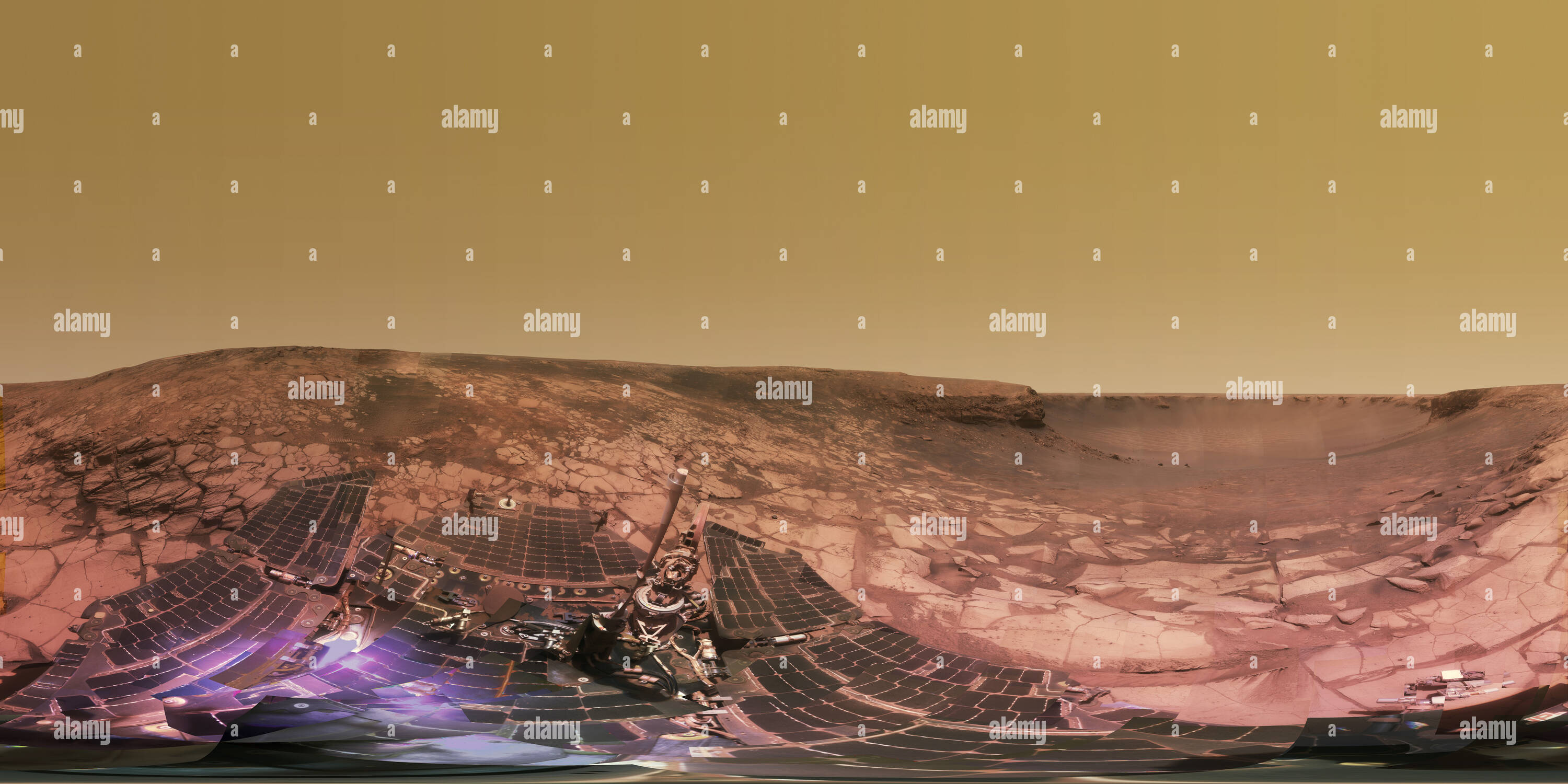 360° view of Panorama from Mars! - Alamy