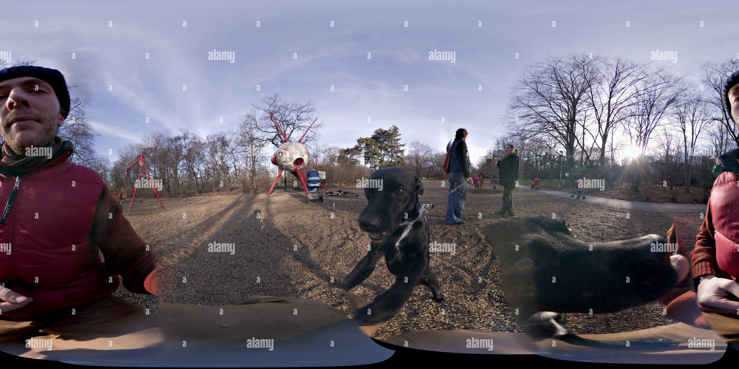 360° view of The Year without Winter - Alamy